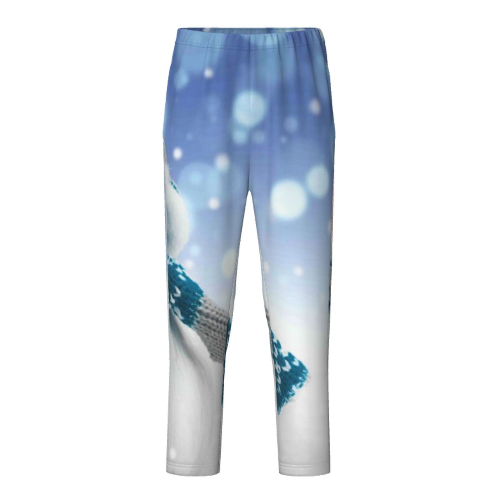 Easygdp Christmas Snowman In The Snow Boys Girls Pajama Pants Long ...