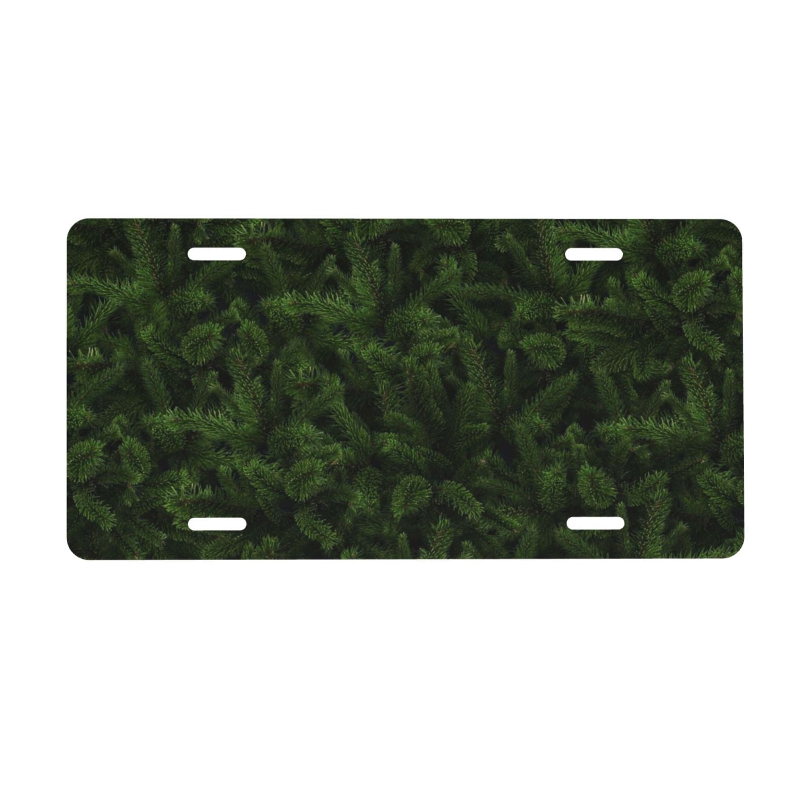 Easygdp Christmas Tree Branches License Plate Car Front License Plate ...