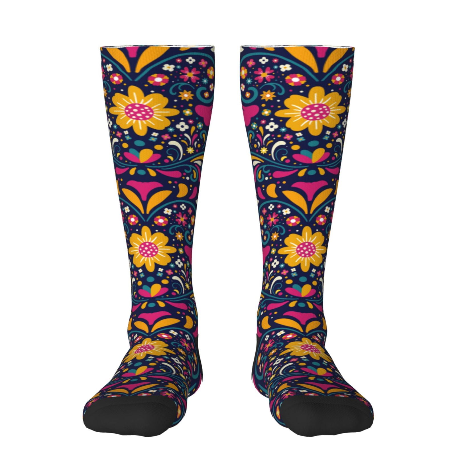 Easygdp Cinco De Mayo Floral Fashionable Adult Sockings&Sports Sockings ...