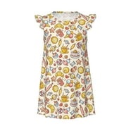 Spongebob Squarepants Girls Nightgown and Slippers, 2-Piece Pajama Set ...