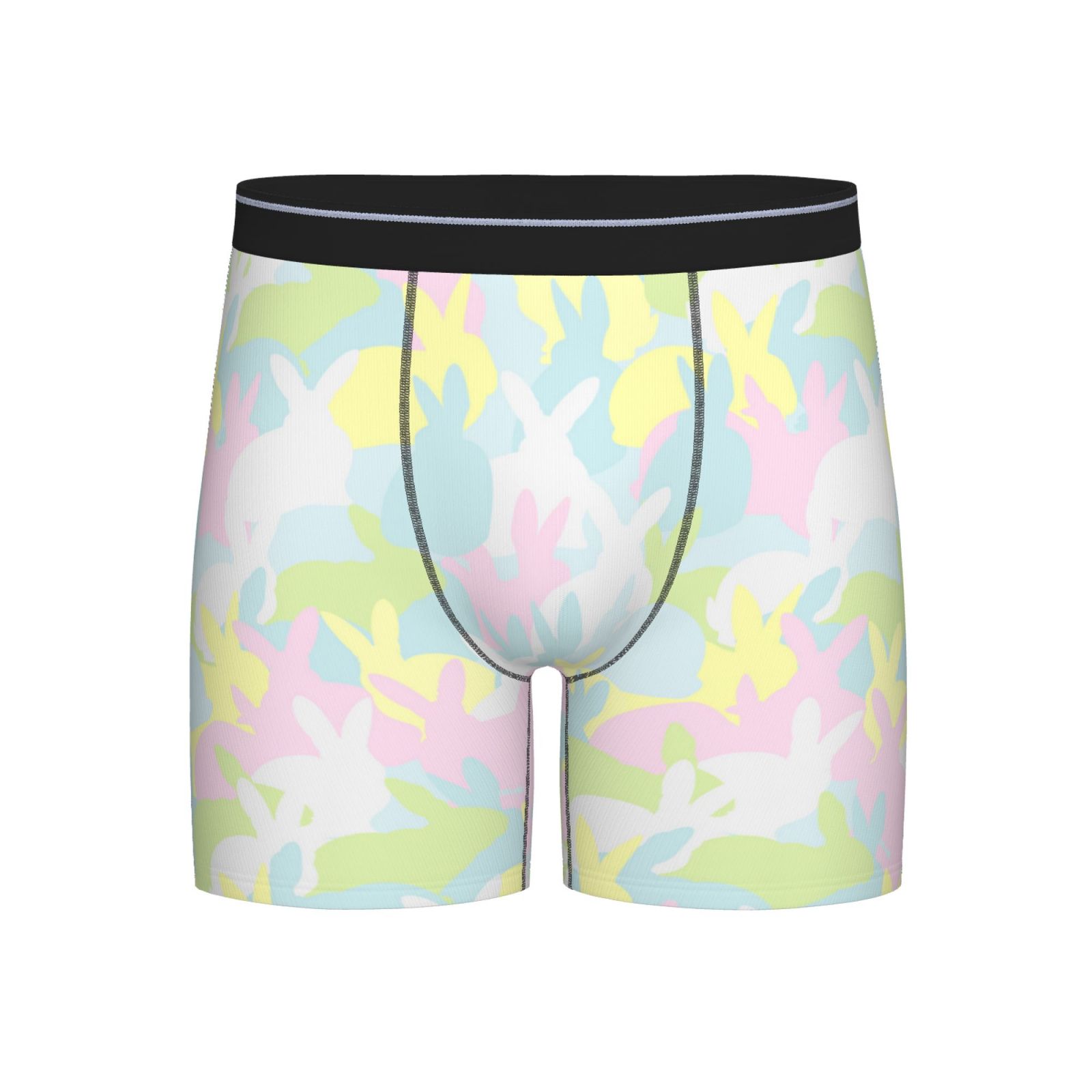 Easygdp Color Rabbit Men's Boxer Briefs Men’s Underwear Boxer Briefs ...