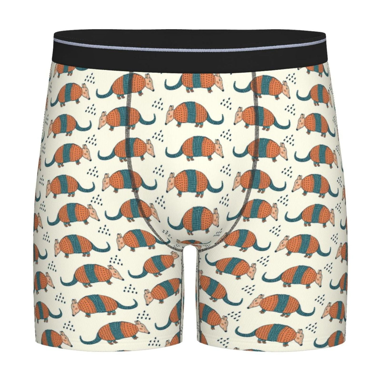Easygdp Colorful Armadillos Men's Boxer Briefs Men’s Underwear Boxer ...