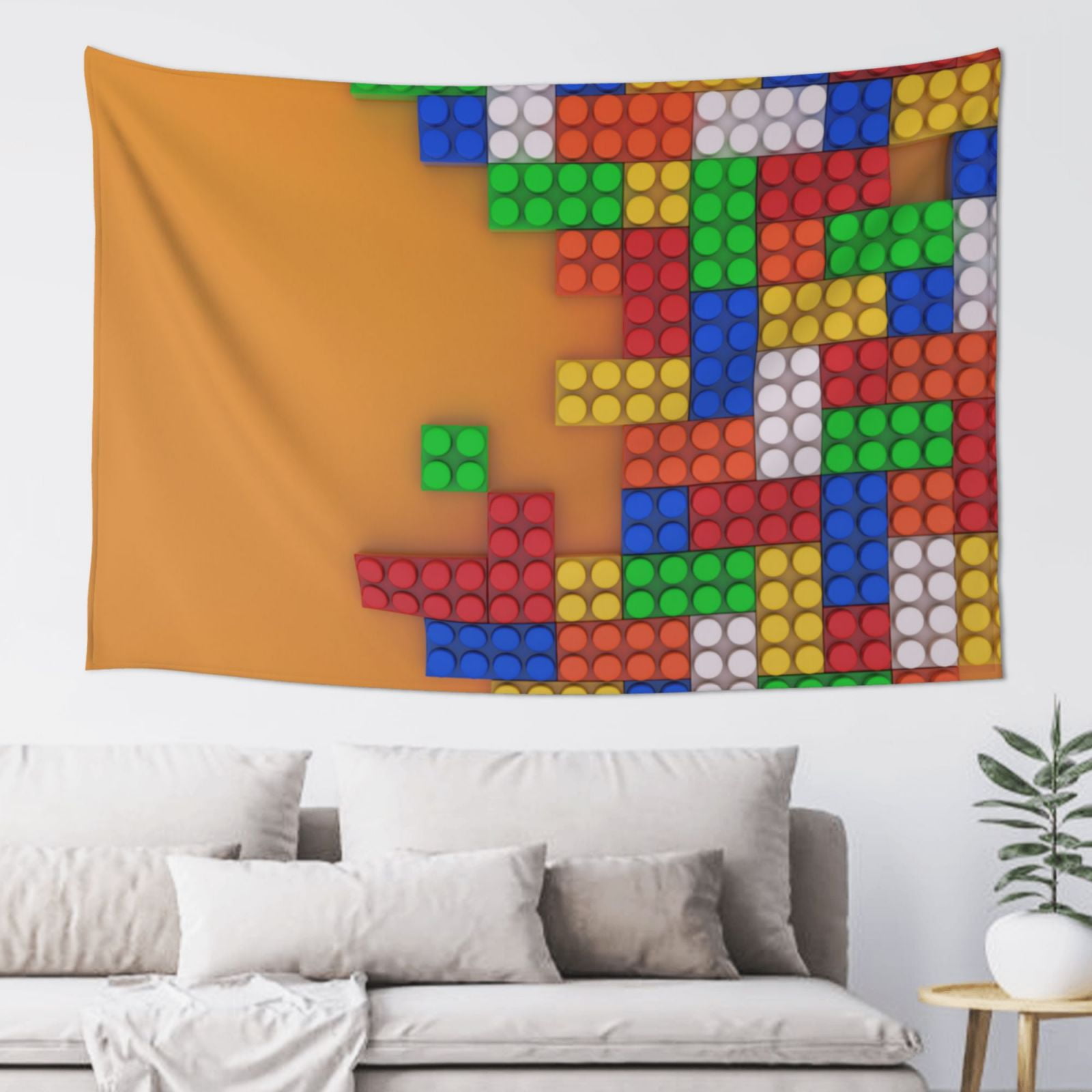 Easygdp Colorful Building Blocks A Tapestry Wall Hanging, Wall ...