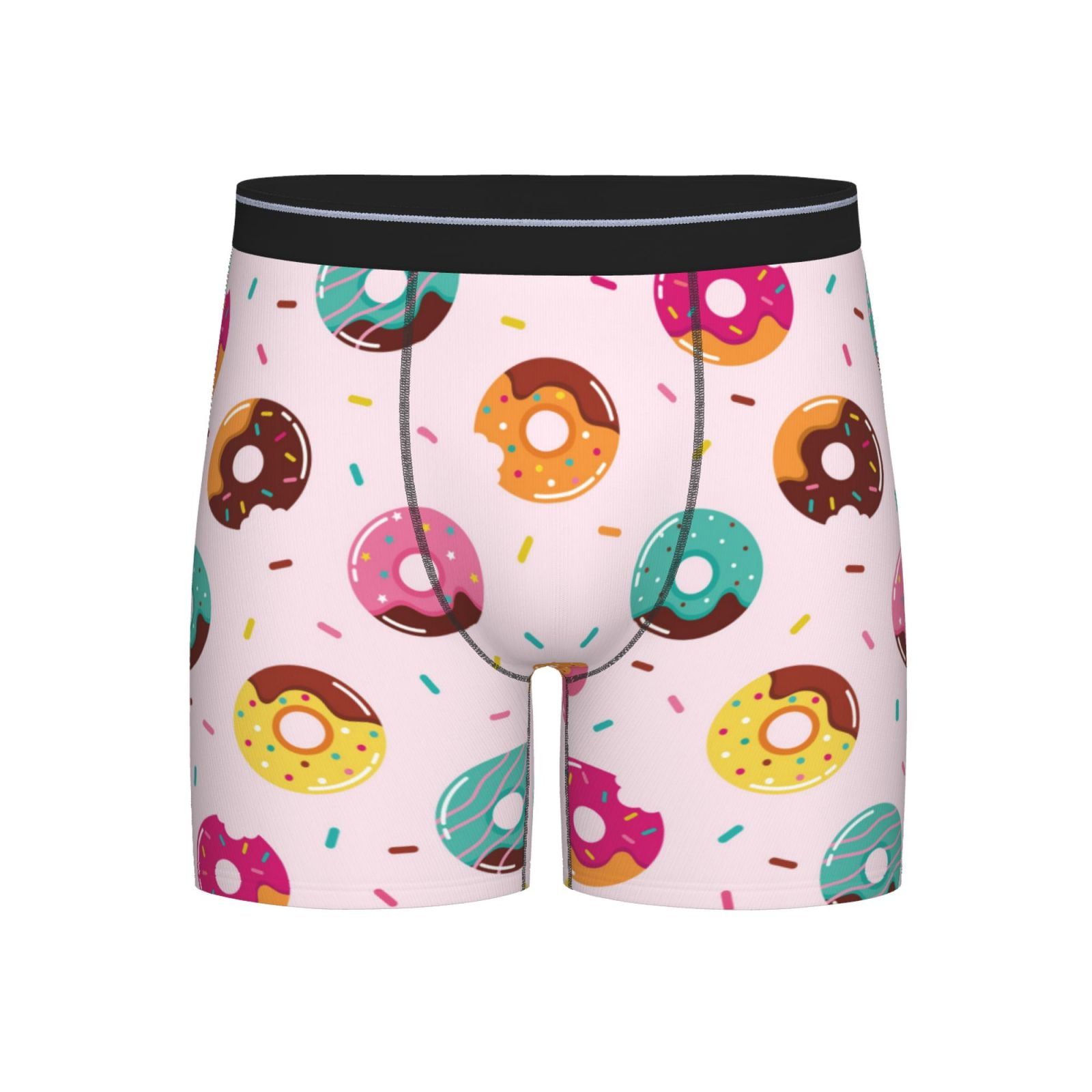 Easygdp Colorful Donuts Men's Boxer Briefs Men’s Underwear Boxer Briefs ...