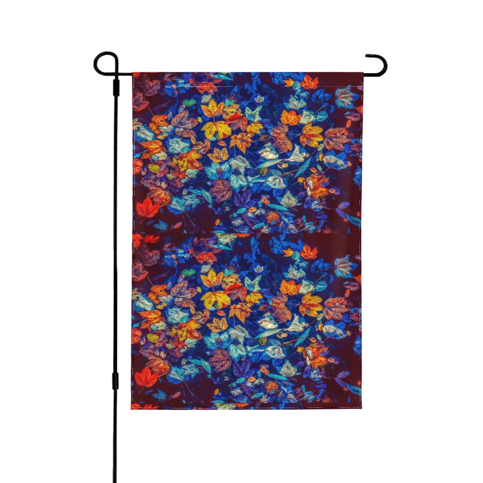 Easygdp Colorful Fall Leaves Garden Flag Yard Flag Welcome Flag, Double ...