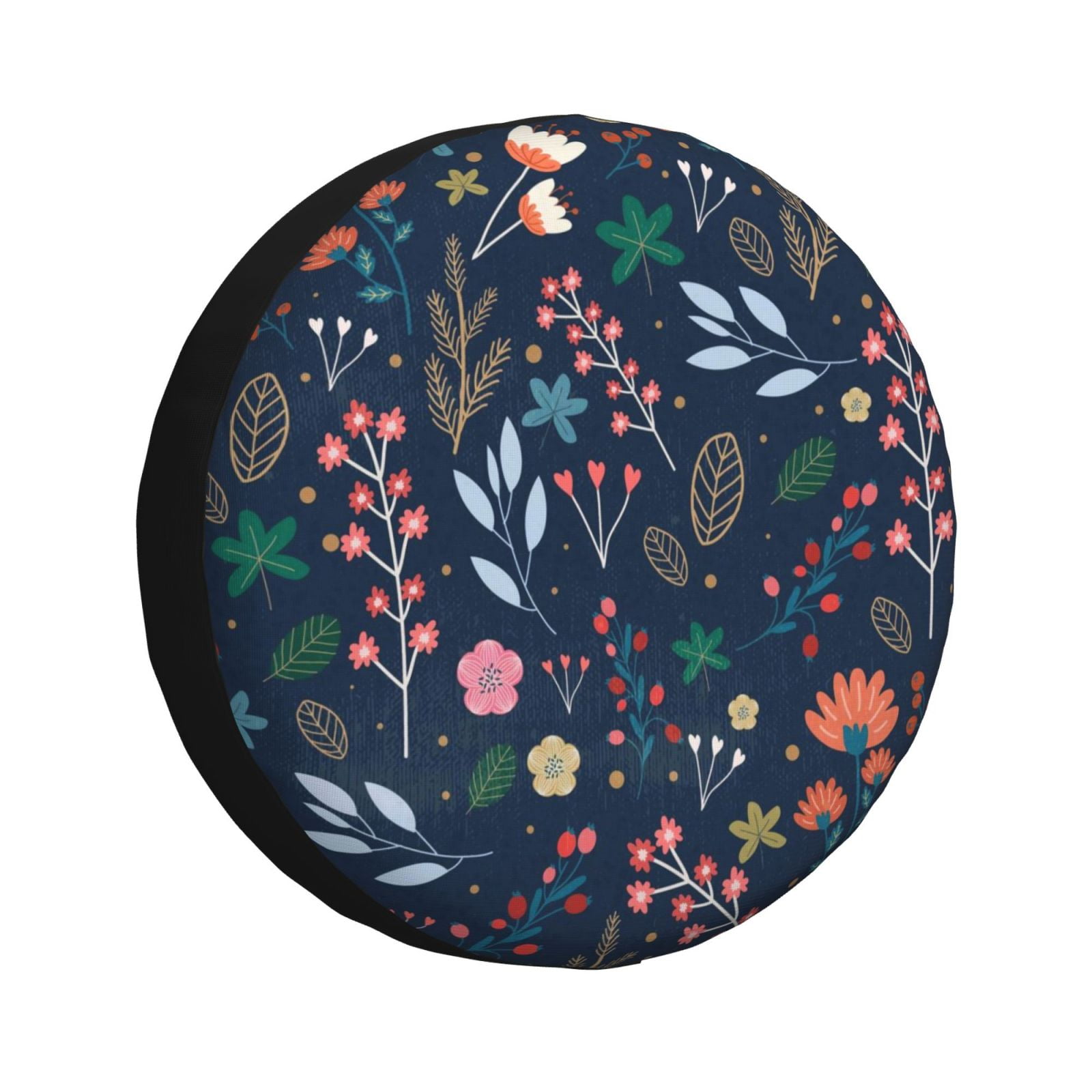 Easygdp Colorful Flowers Wheel Sun Guard, Spare Tire Cover,Universal ...