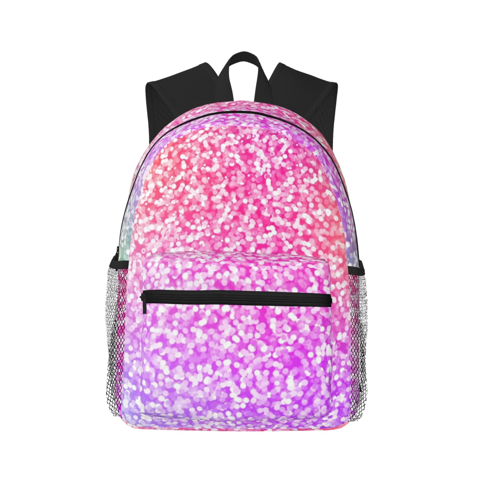 Easygdp Colorful Glitters Casual Laptop Backpack, Large Capacity ...