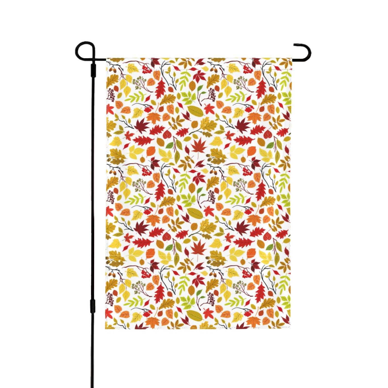 Easygdp Colorful Leaves Garden Flag Yard Flag Welcome Flag, Double ...