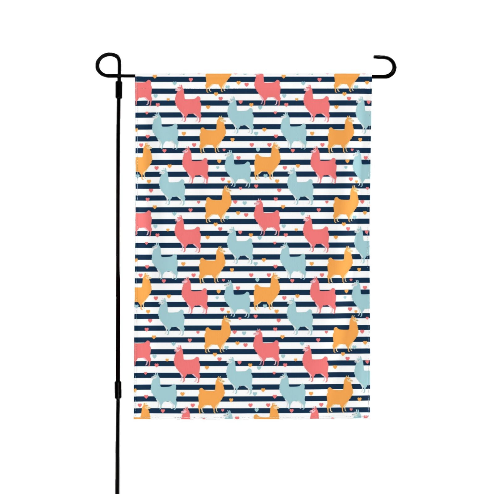 Easygdp Colorful Llama Garden Flag Yard Flag Welcome Flag, Double-Sided ...