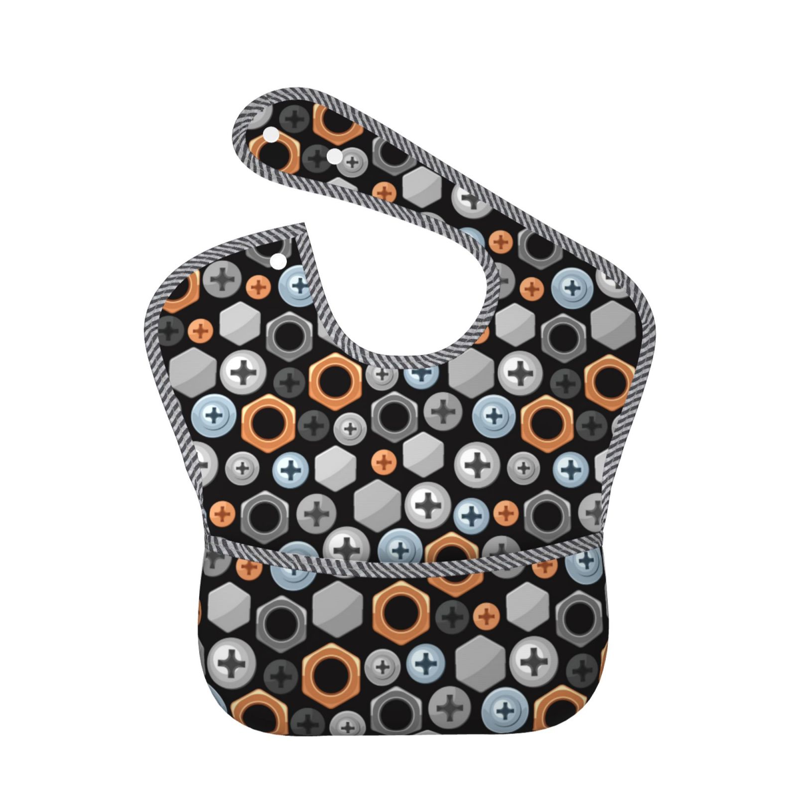 Easygdp Colorful Screws Bibs For Babies, Baby Bibs for Eating, Toddler ...