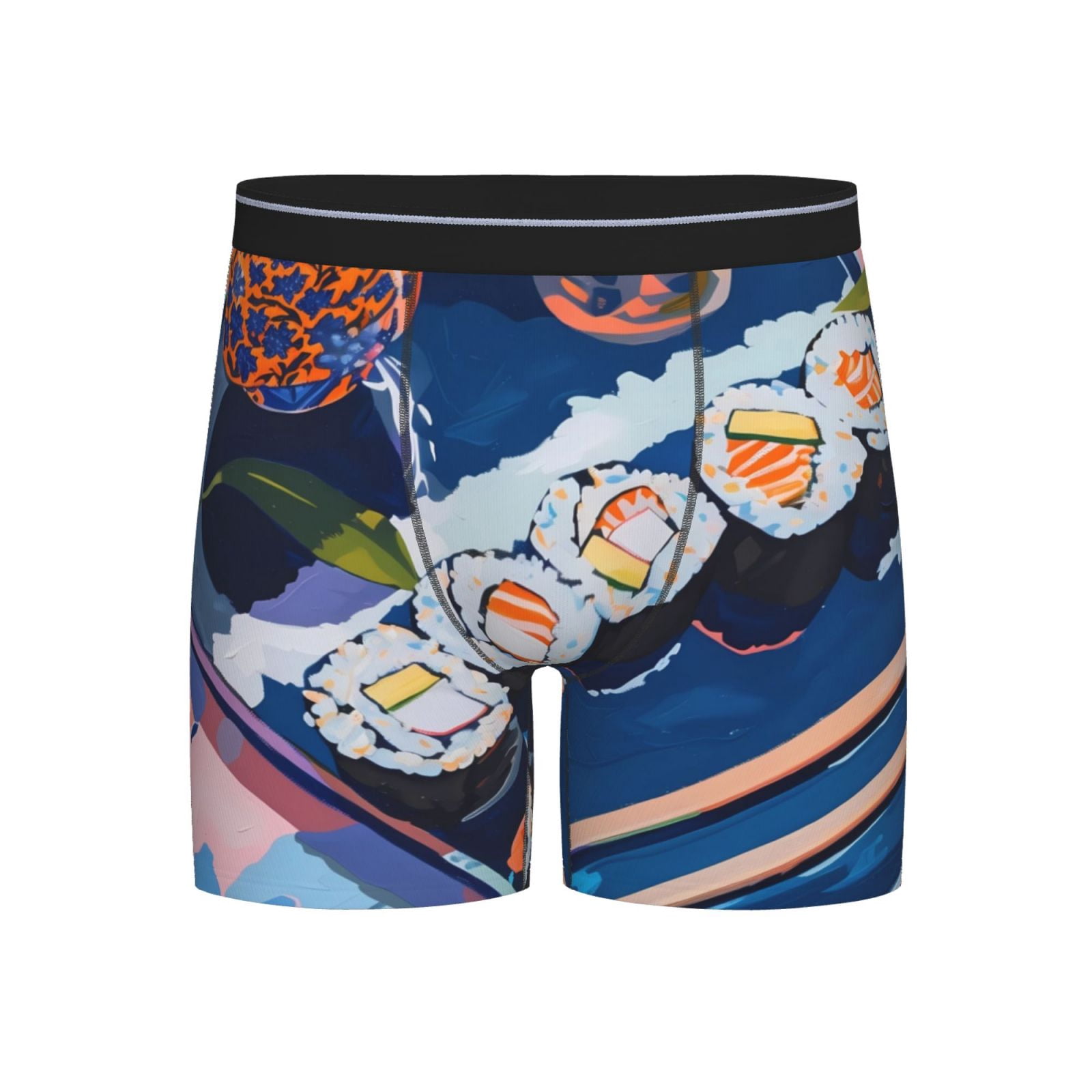 Easygdp Colorful Sushi Food Art Men's Boxer Briefs Men’s Underwear ...