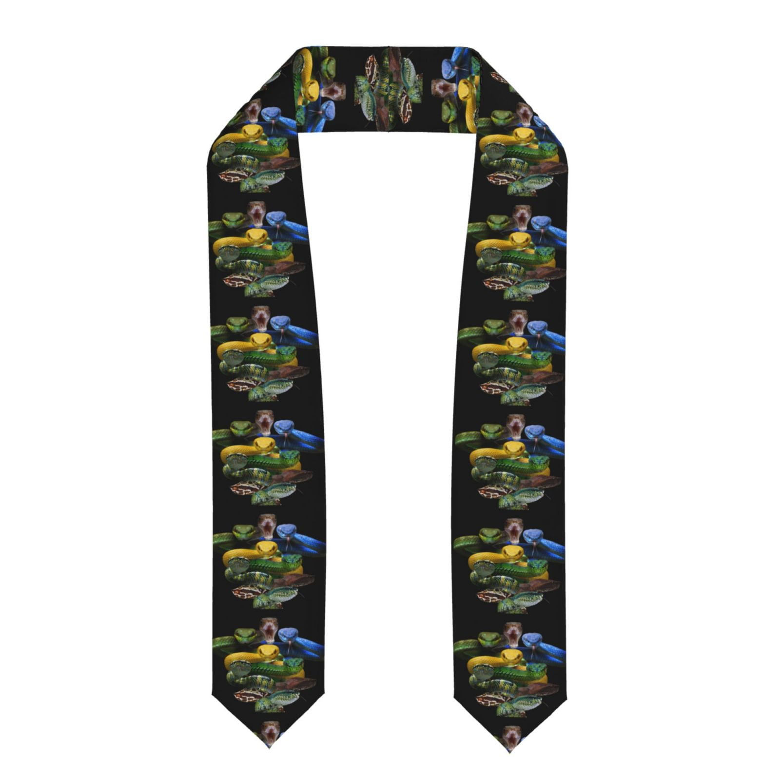 Easygdp Colorful Viper Snake Unisex Adult Graduation Stole Shawl 36 ...
