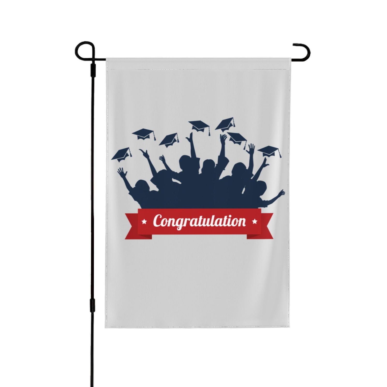 Easygdp Congratulation Graduate Garden Flag Yard Flag Welcome Flag ...