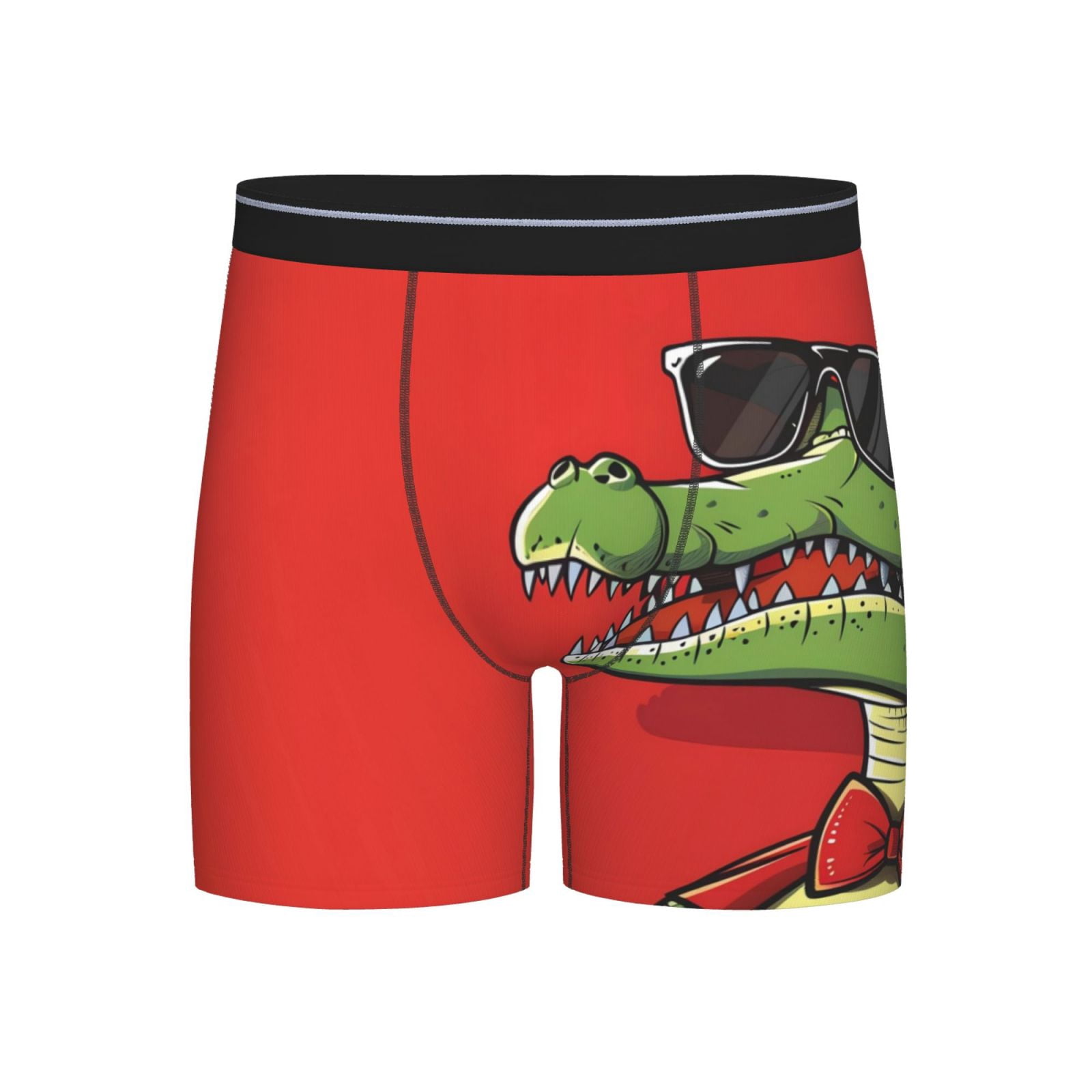 Easygdp Cool Crocodile With Sunglasses Men's Boxer Briefs Men’s ...