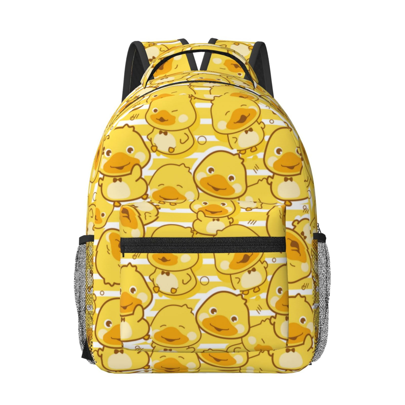 Easygdp Cool Duck With Yellow Strip Stylish Canvas Laptop Backpack ...