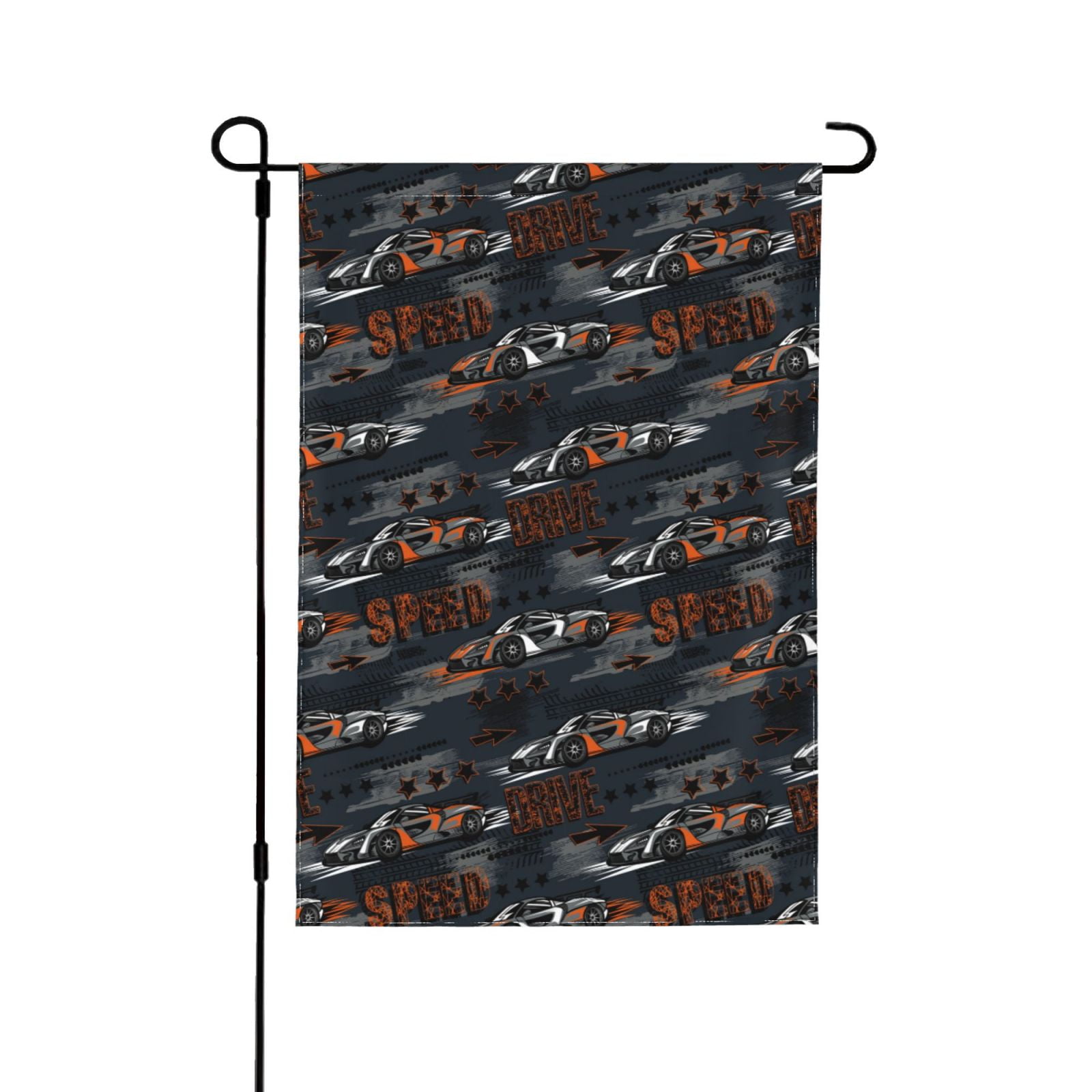 Easygdp Cool Sports Car Garden Flag Yard Flag Welcome Flag, Double ...