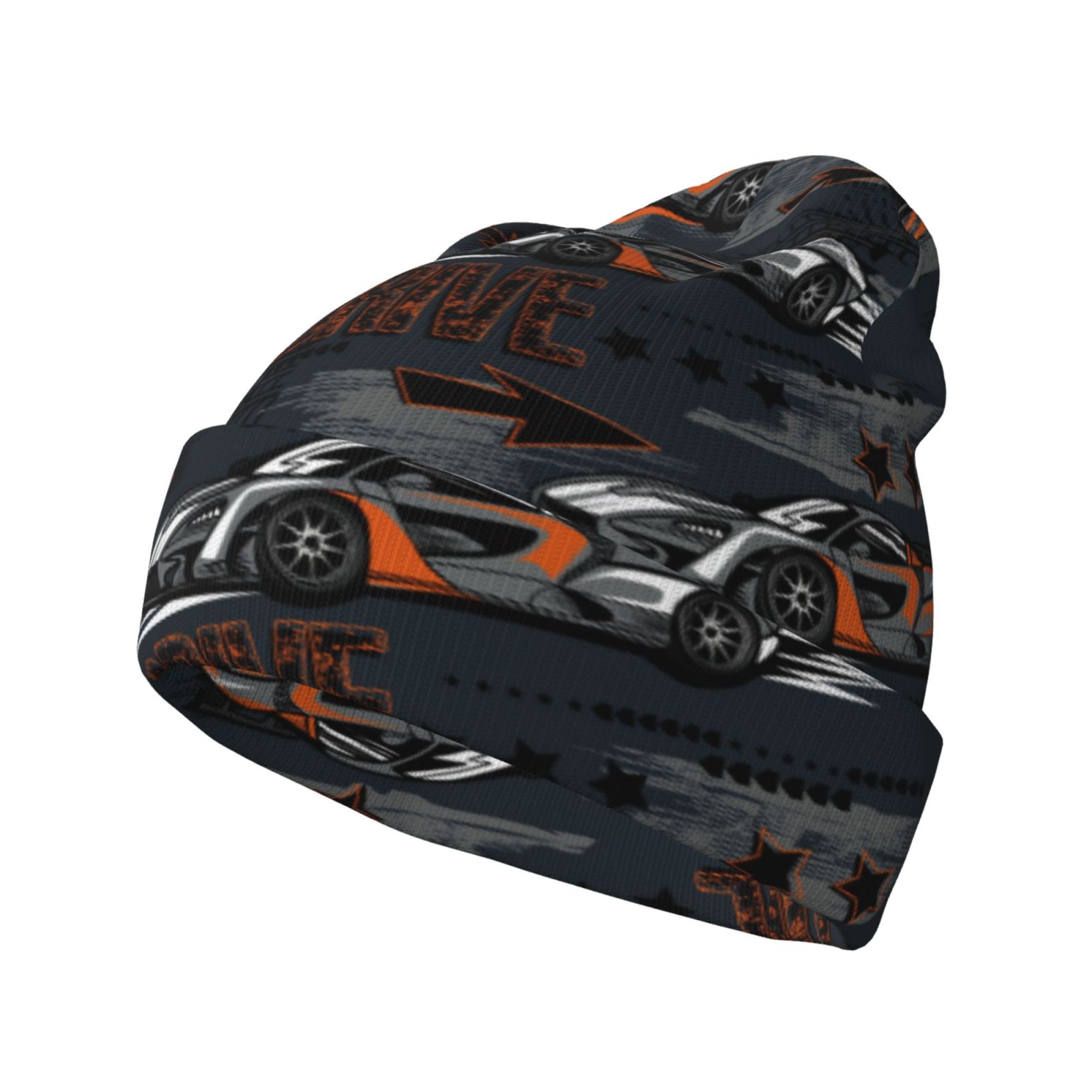 Easygdp Cool Sports Car Winter Beanie for Men Women Beanie Knit Hat ...