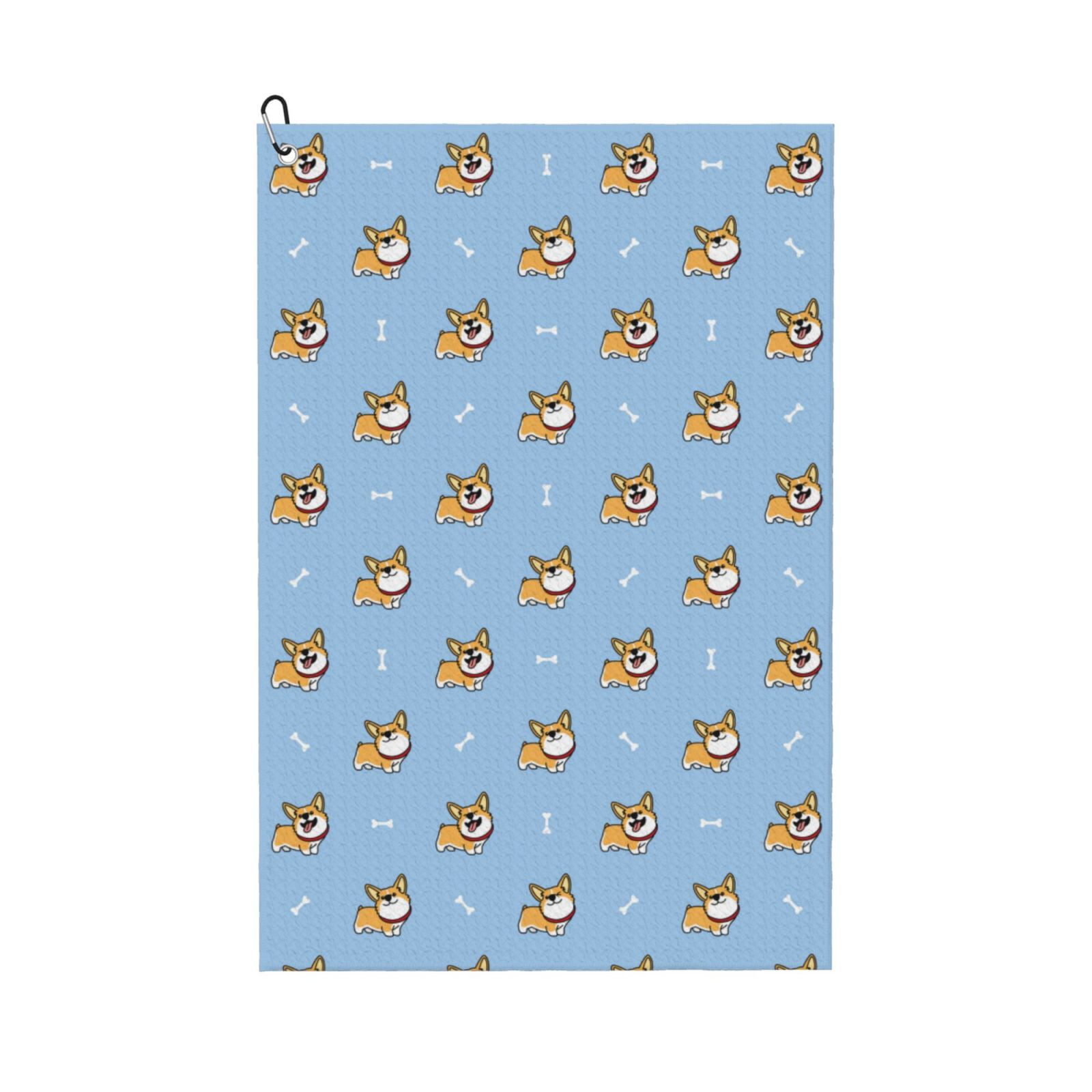 Easygdp Corgi Dog Golf Towel 24x16in for Men and Women with Carabiner ...