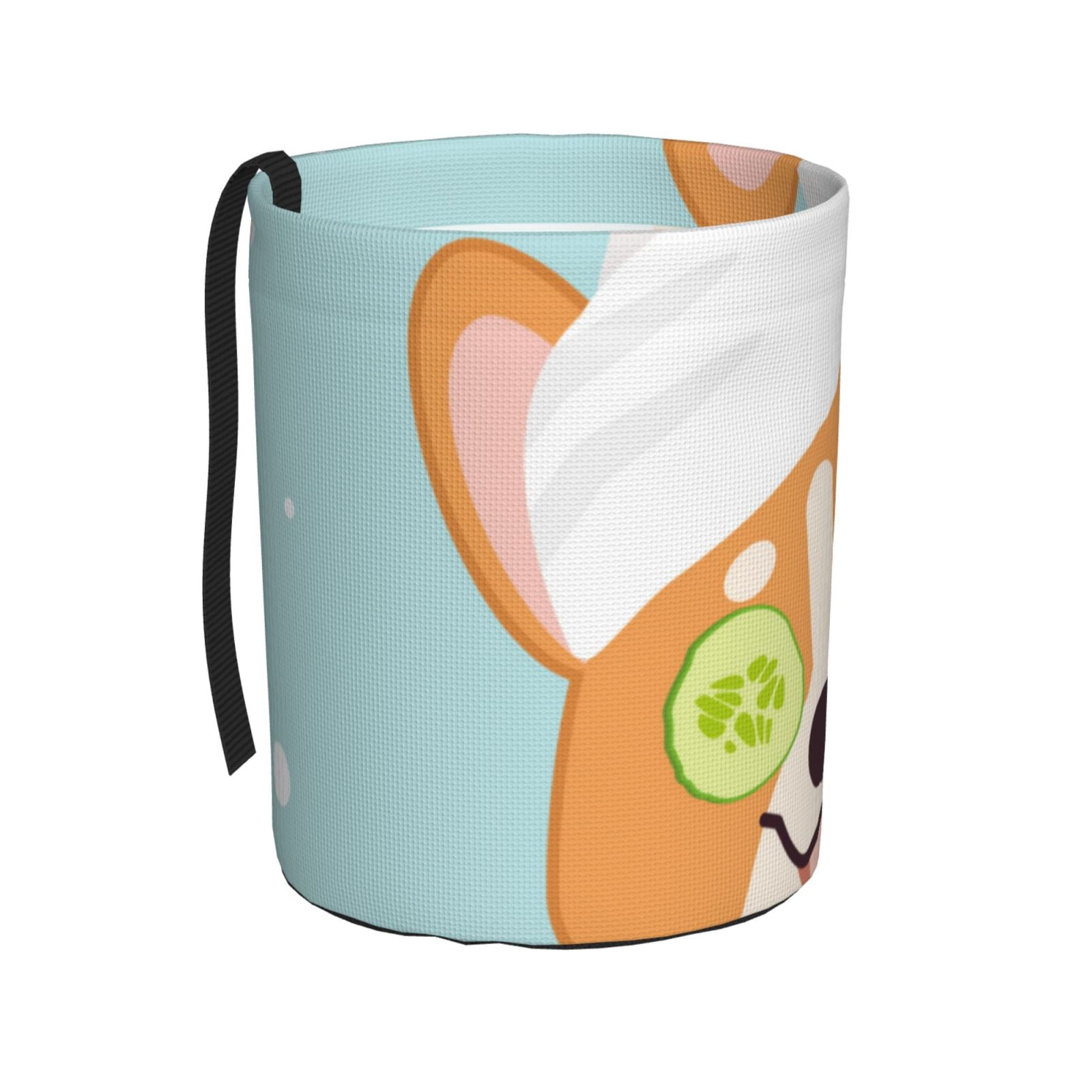 Easygdp Corgi With Towel Ans Slice Cucumber Car Trash Can Garbage Car ...