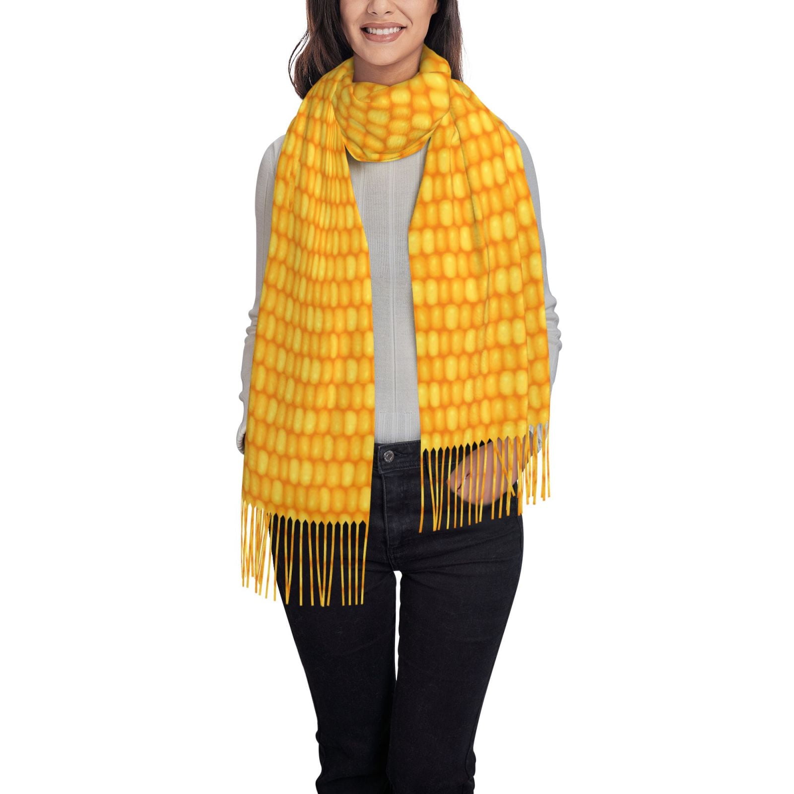 Easygdp Corn Kernels Women's Scarf Womens Winter Scarf, Fashion Scarfs ...