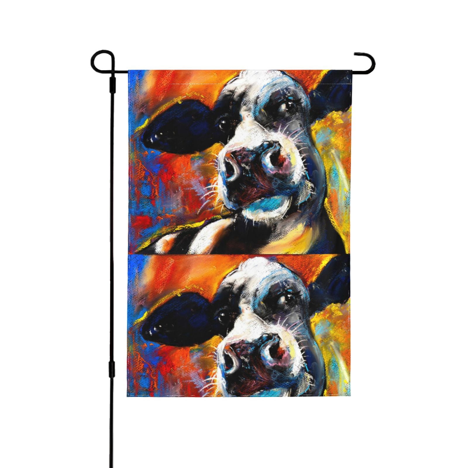 Easygdp Cow Garden Flag Yard Flag Welcome Flag, Double-Sided, Weather ...