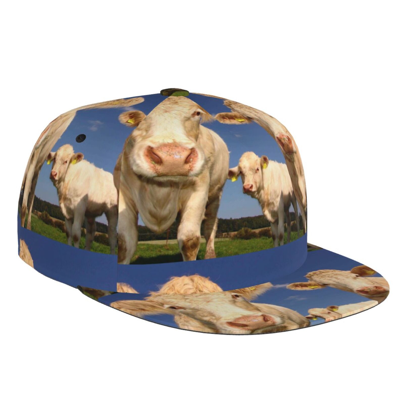 Easygdp Cows Cattles Baseball Cap with Adjustable Flat Suitable for ...