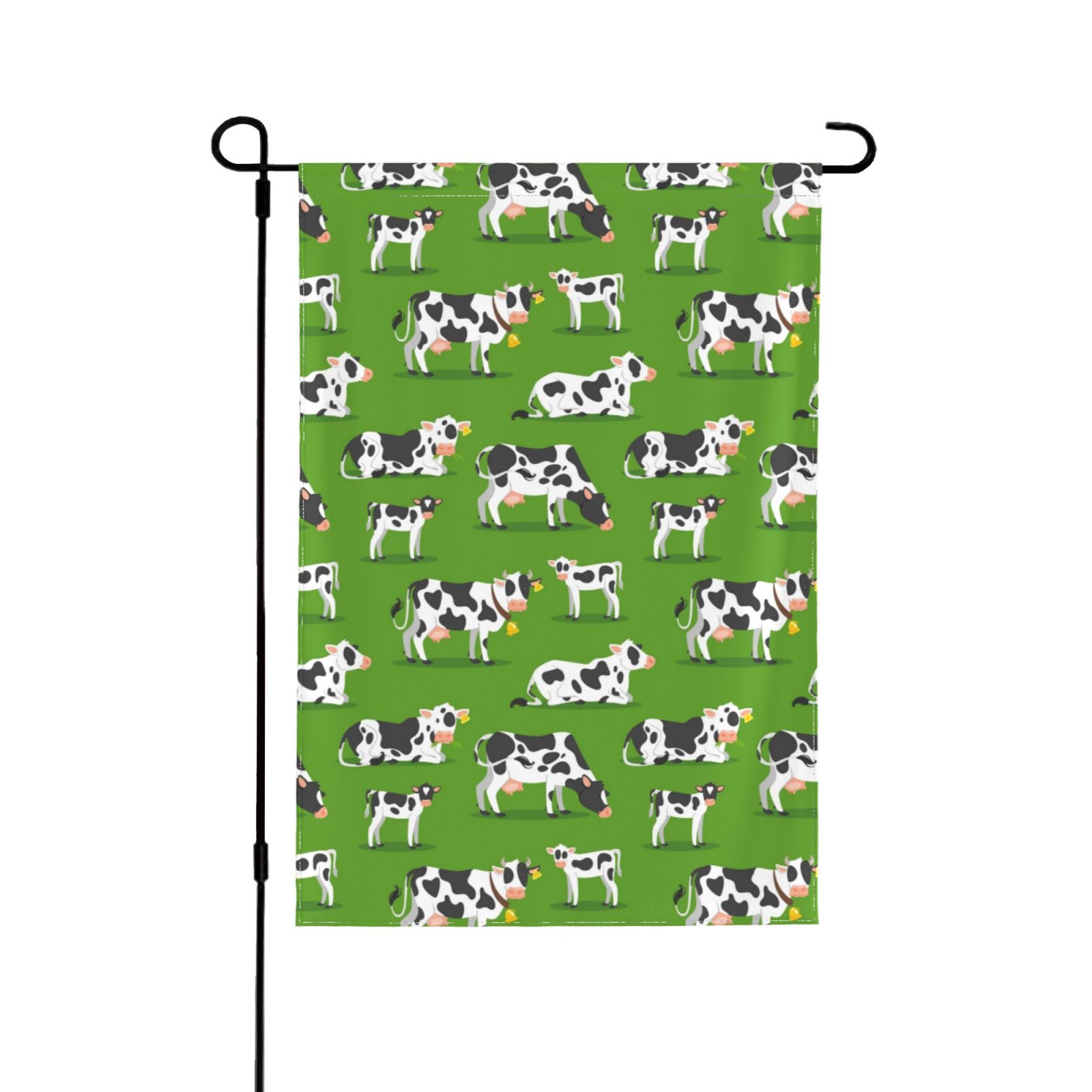 Easygdp Cows With Calfs Green Garden Flag Yard Flag Welcome Flag ...