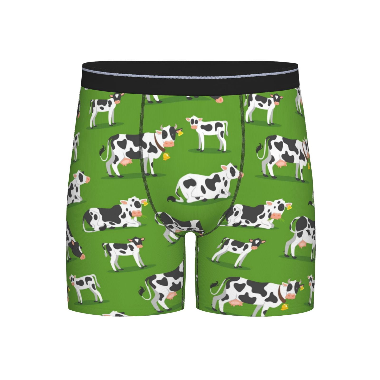 Easygdp Cows With Calfs Green Men's Boxer Briefs Men’s Underwear Boxer ...