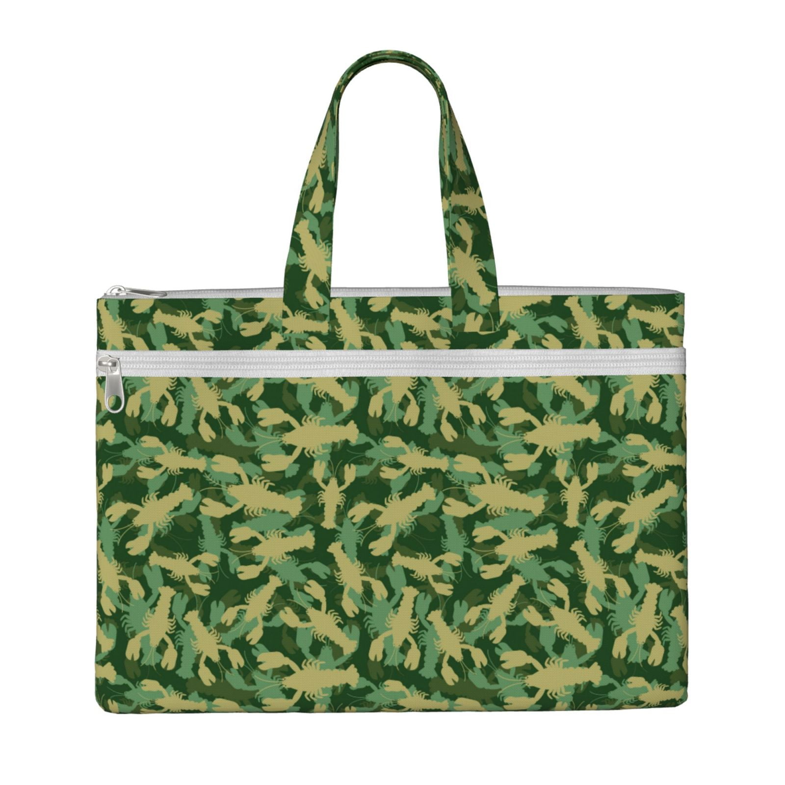 Easygdp Crayfish Army Canvas Document Bag File Bag Handle Business ...