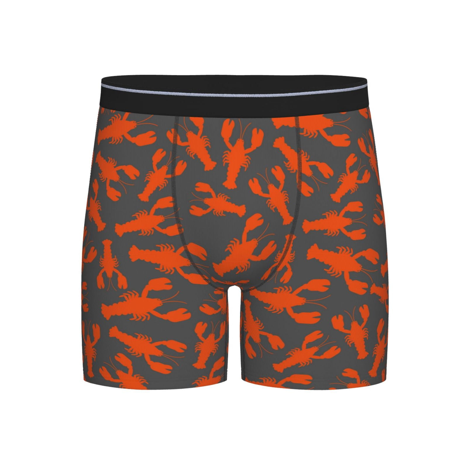 Easygdp Crayfish Men's Boxer Briefs Men’s Underwear Boxer Briefs for ...
