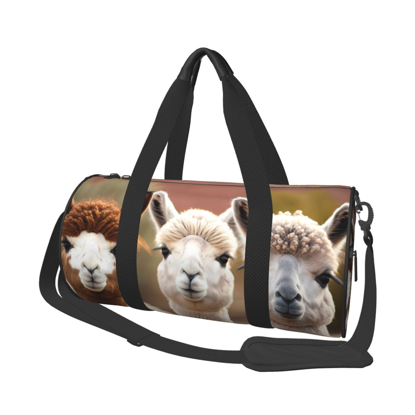 Easygdp Cute Alpaca in Daze Travel Duffle Bag,Carry on Bag Travel Bags ...