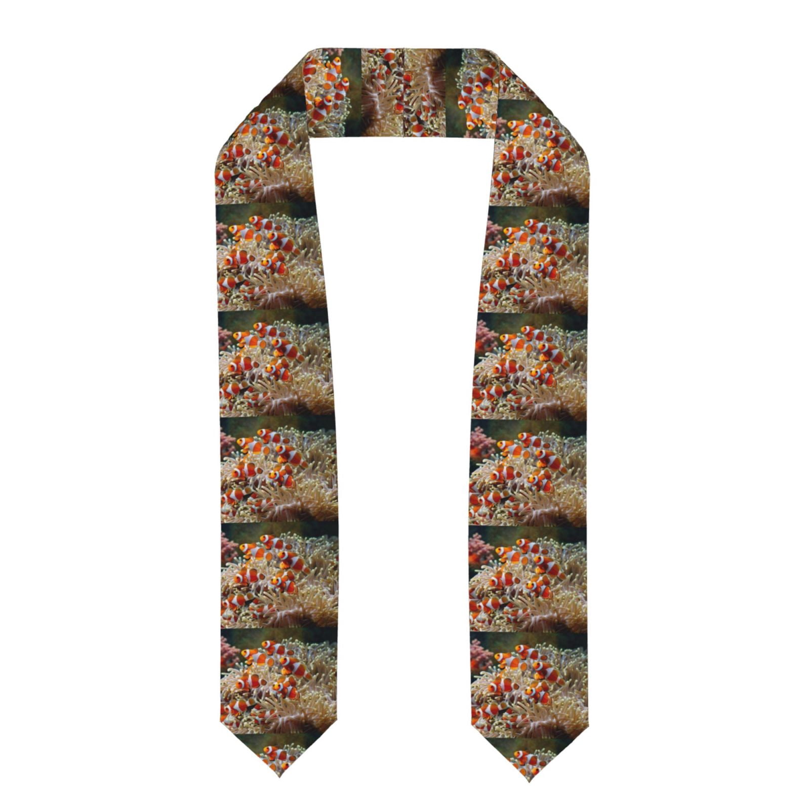 Easygdp Cute Anemone Fish Unisex Adult Graduation Stole Shawl 36" Long ...