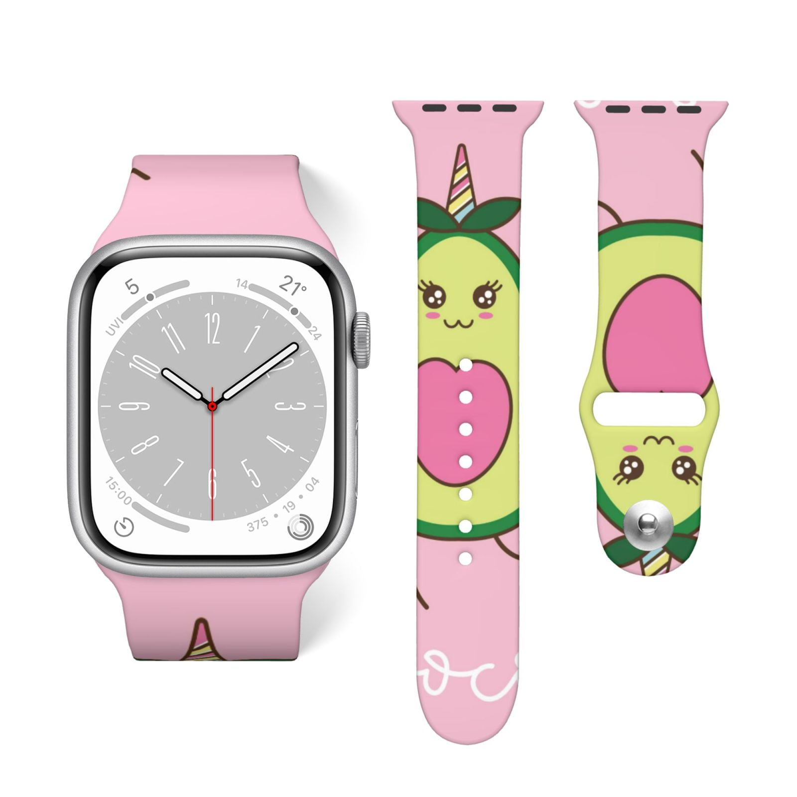 Easygdp Cute Avocado Sport Bands Compatible with Apple Watch Band for ...