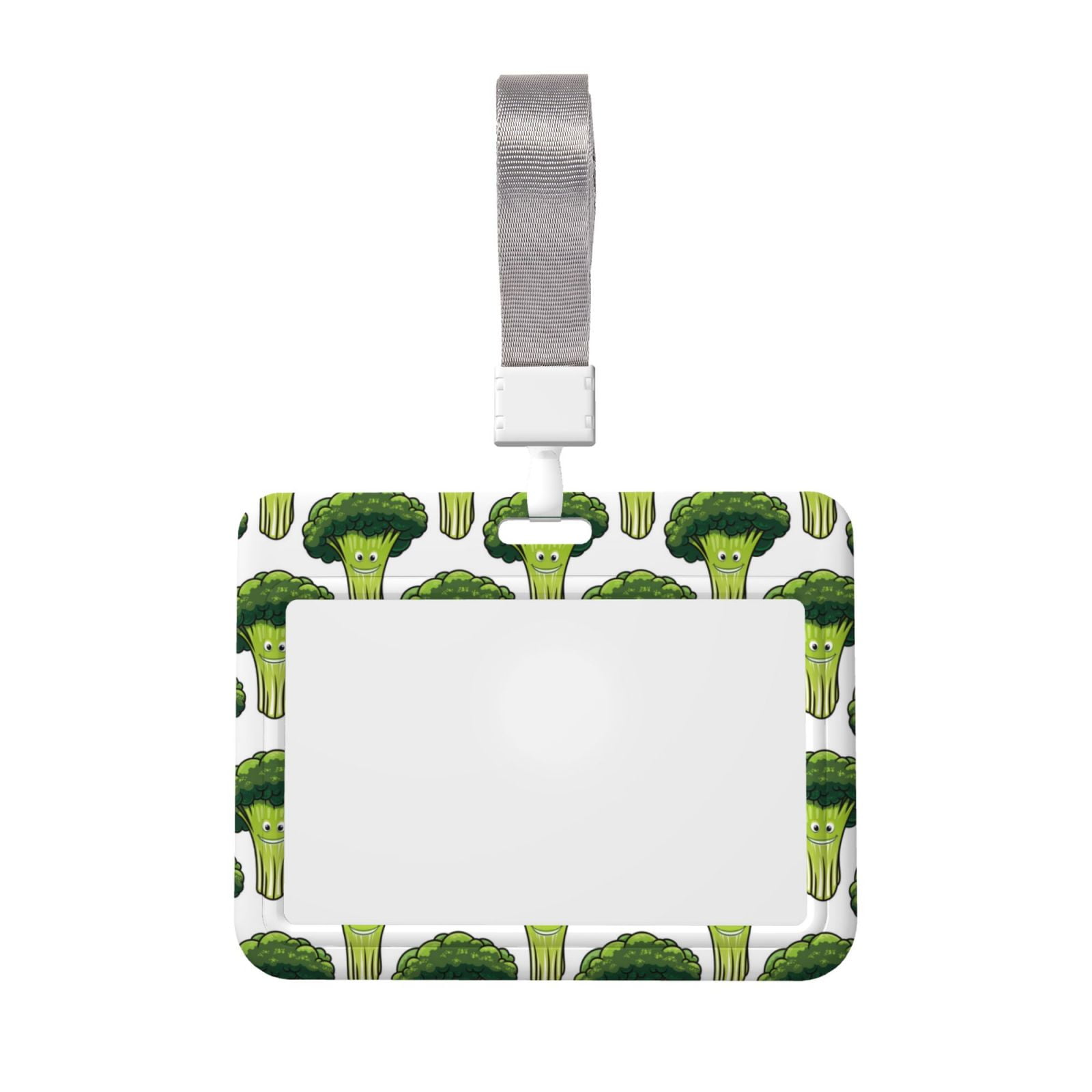Easygdp Cute Broccoli Card Badge Holder Work Badge Sleeve for Office ...