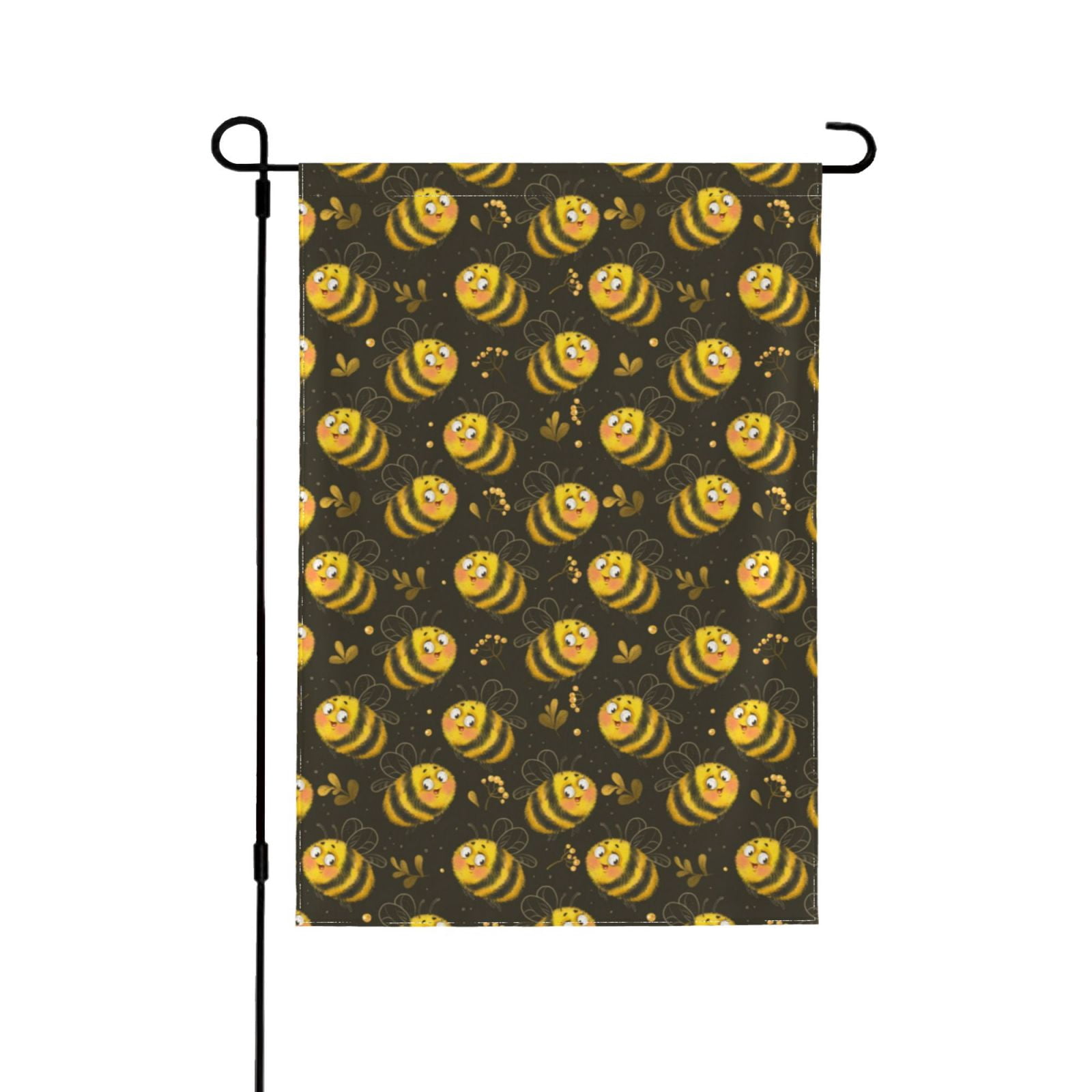 Easygdp Cute Cartoon Bees Garden Flag Yard Flag Welcome Flag, Double ...