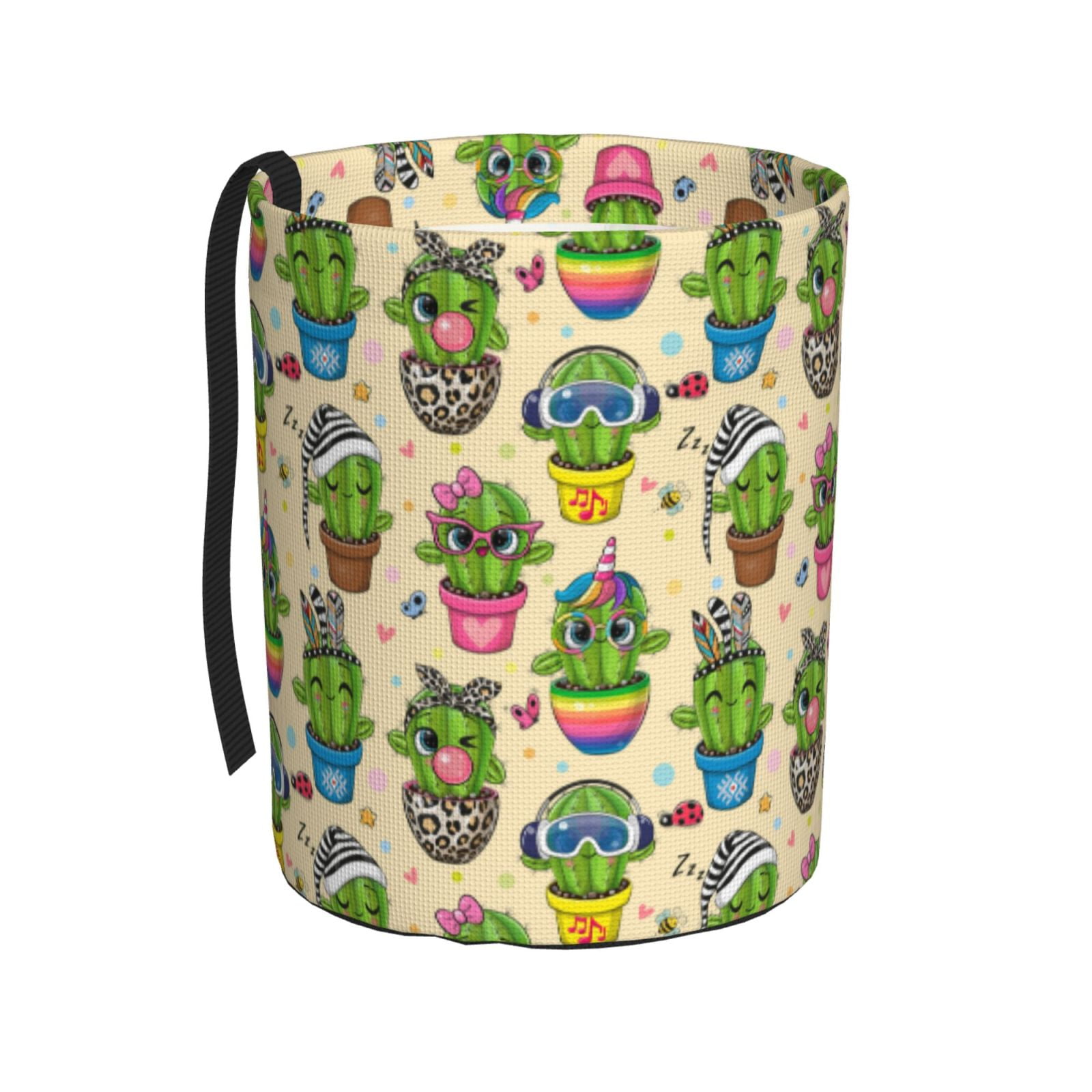 Easygdp Cute Cartoon Cactus Car Trash Can Garbage Car Accessories Trash ...