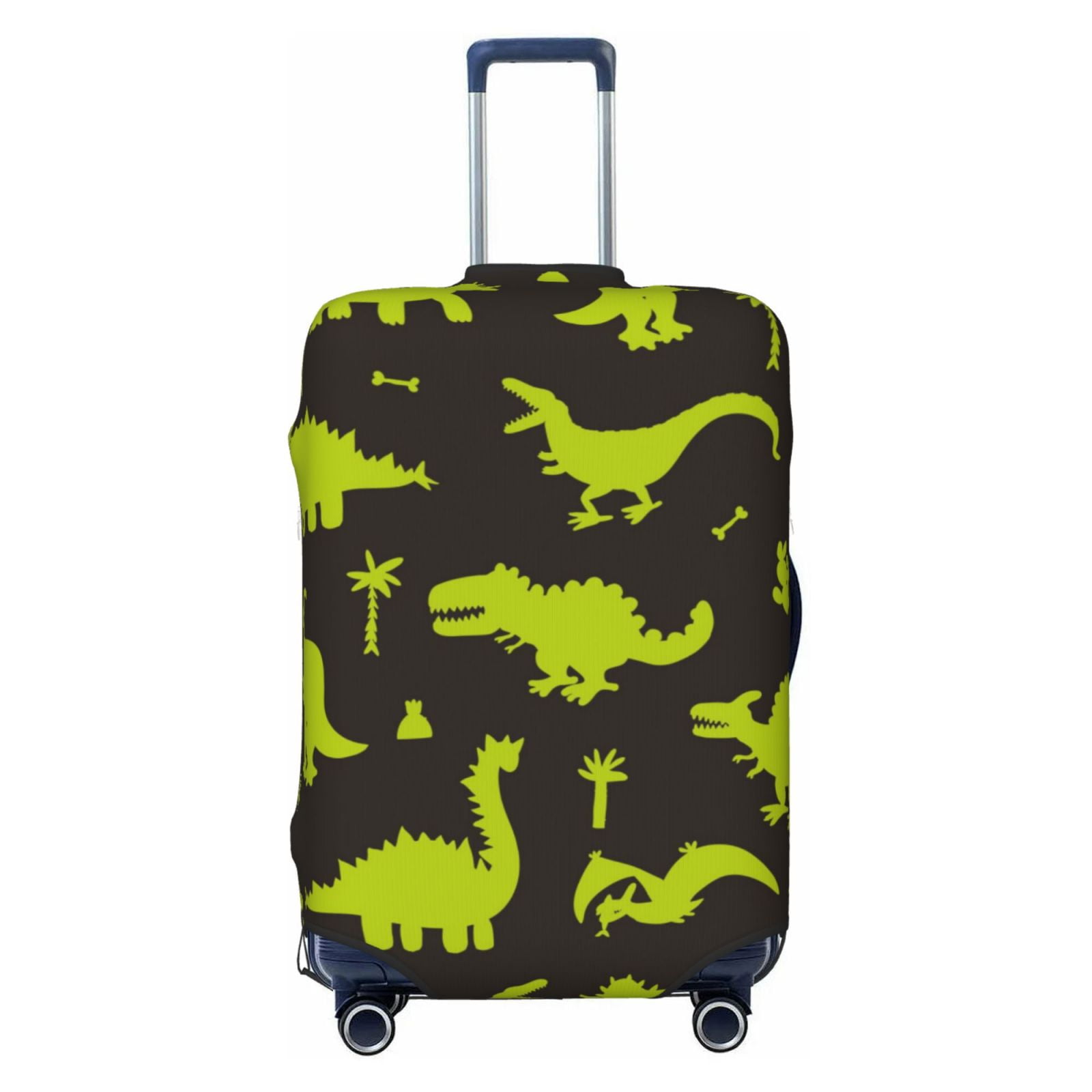 Easygdp Cute Cartoon Dinosaurs Green Silhouette Double-Sided Printed ...