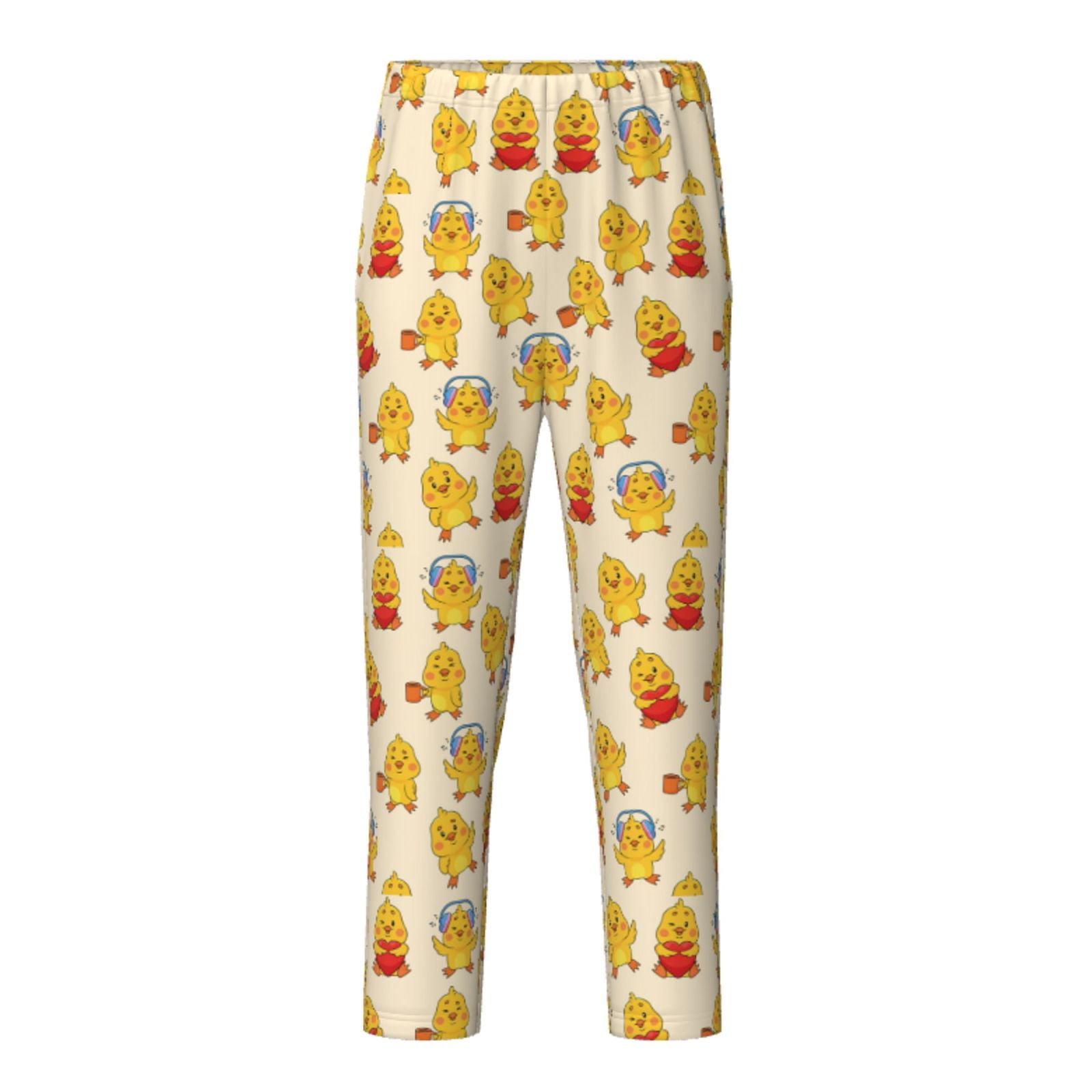 Easygdp Cute Chicken Boys Girls Pajama Pants Long Sleep Pants Waist ...