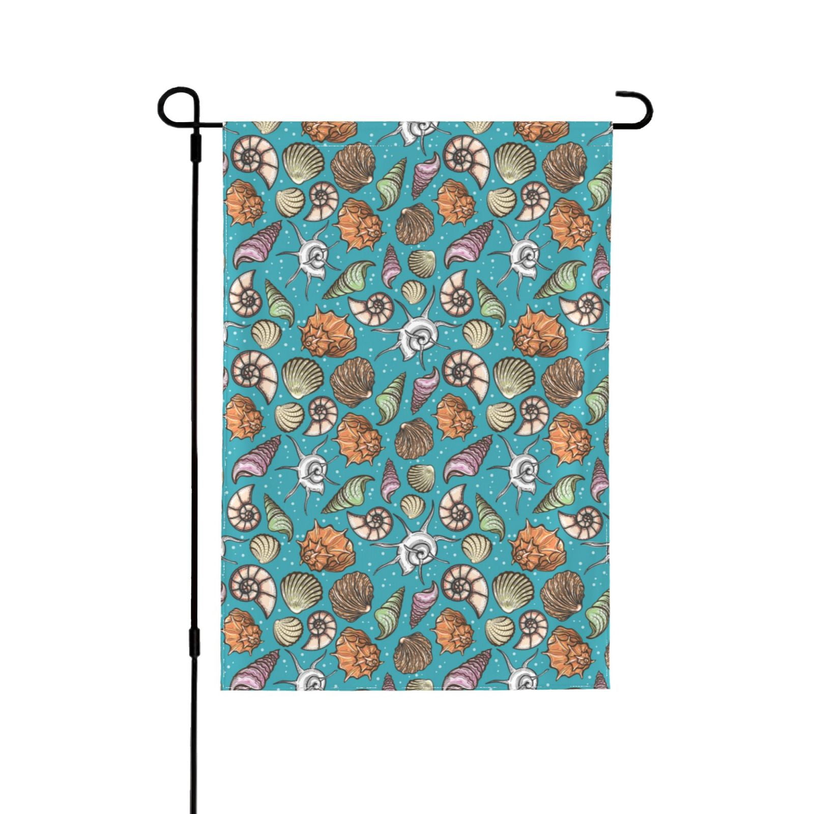 Easygdp Cute Conch Garden Flag Yard Flag Welcome Flag, Double-Sided ...