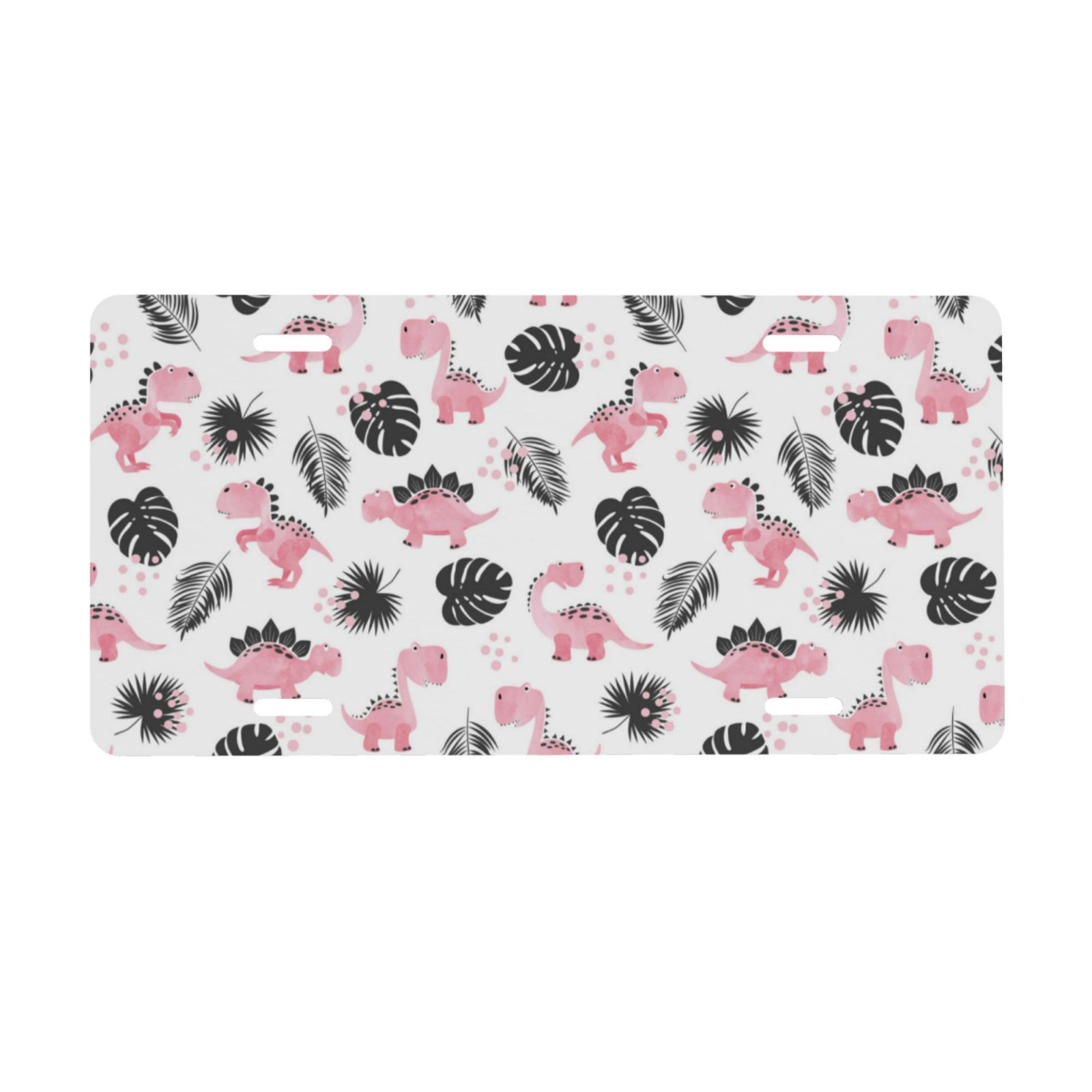 Easygdp Cute Dinosaur License Plate Car Front License Plate Car ...