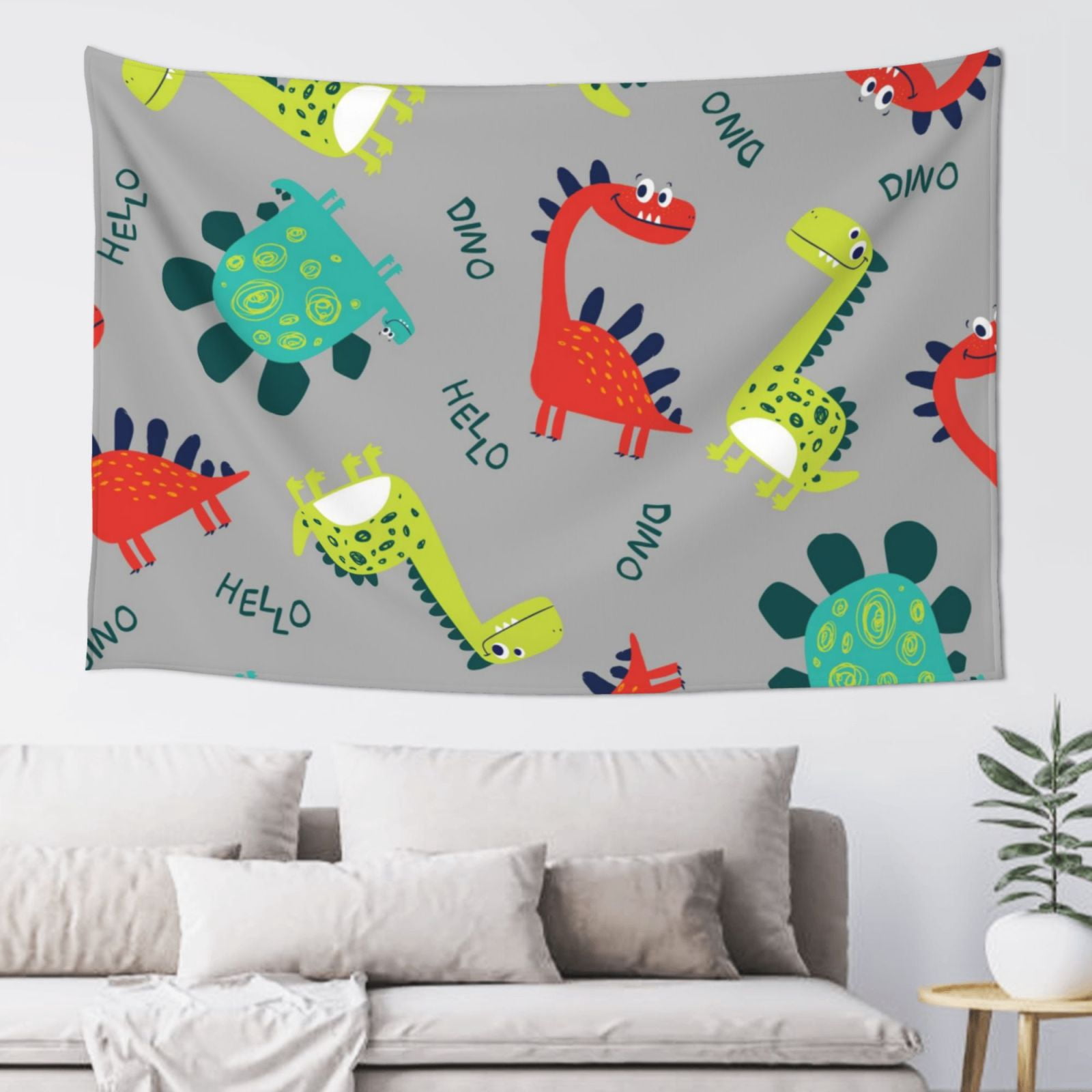 Easygdp Cute Dinosaur Tapestry Wall Hanging, Wall Tapestries for ...