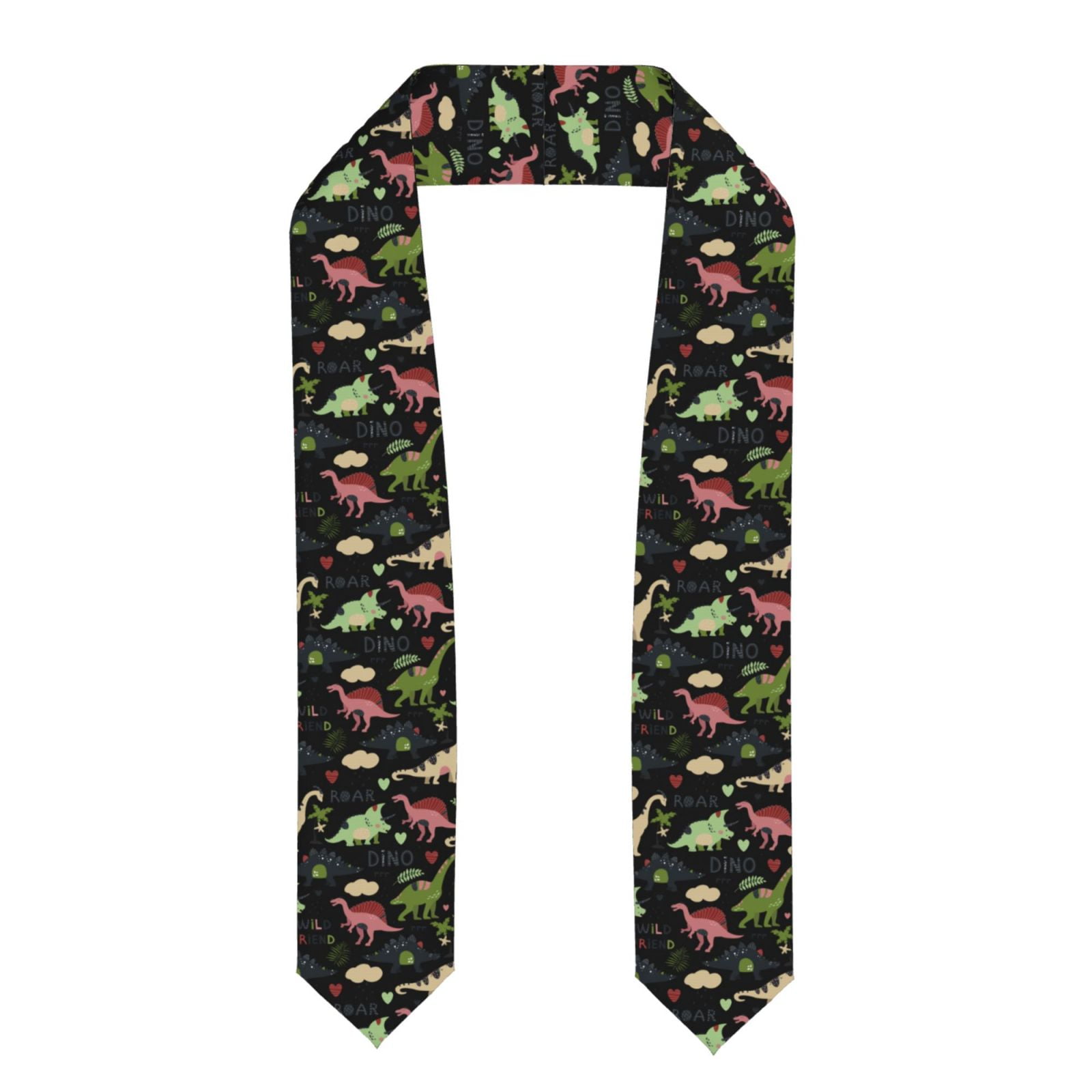 Easygdp Cute Dinosaurs Unisex Adult Graduation Stole Shawl 36" Long for ...