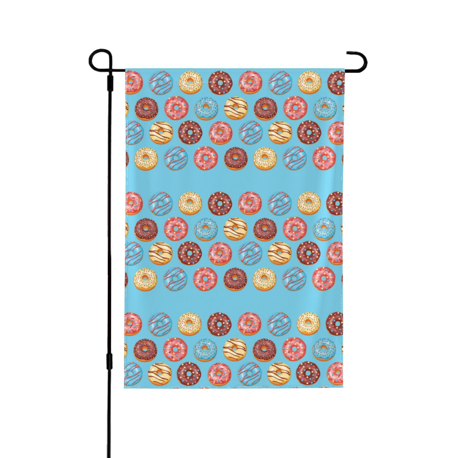 Easygdp Cute Donut Garden Flag Yard Flag Welcome Flag, Double-Sided ...