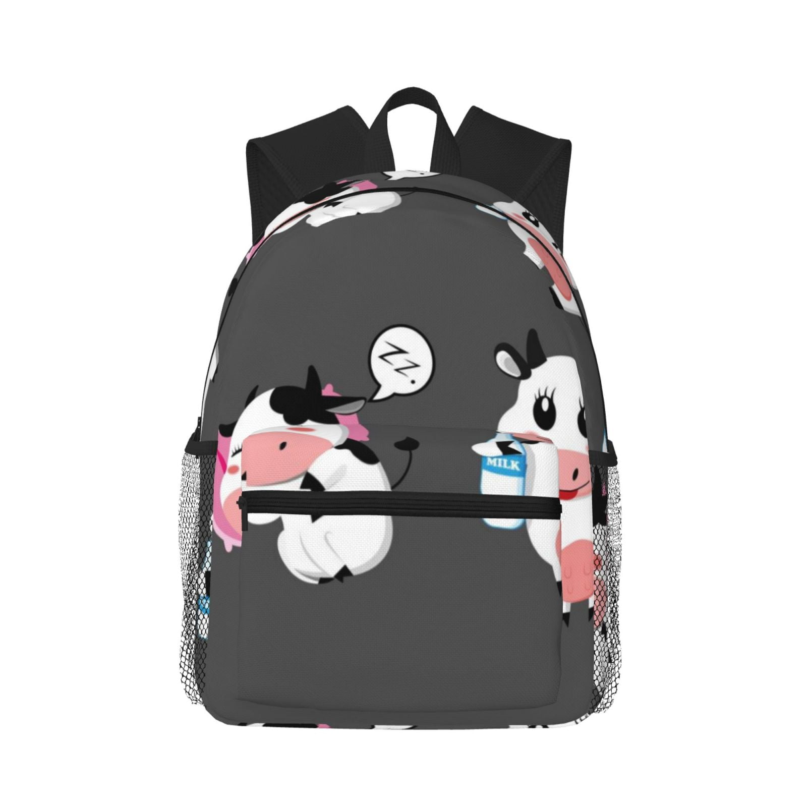 Easygdp Cute Farm Milk Animal Casual Laptop Backpack, Large Capacity ...