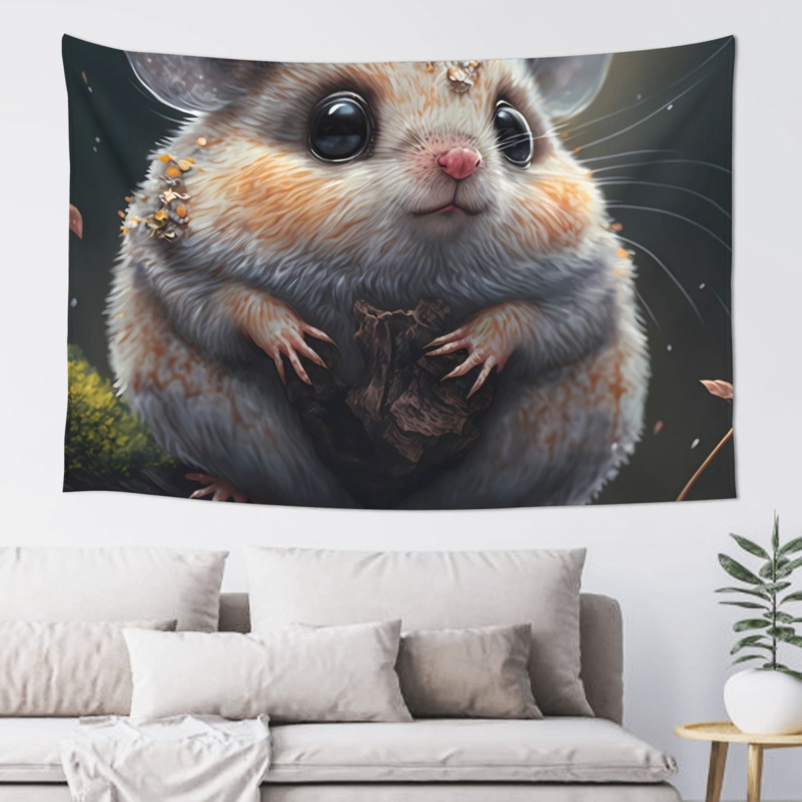 Easygdp Cute Fat Ball Branch Tapestry Wall Hanging, Wall Tapestries for ...