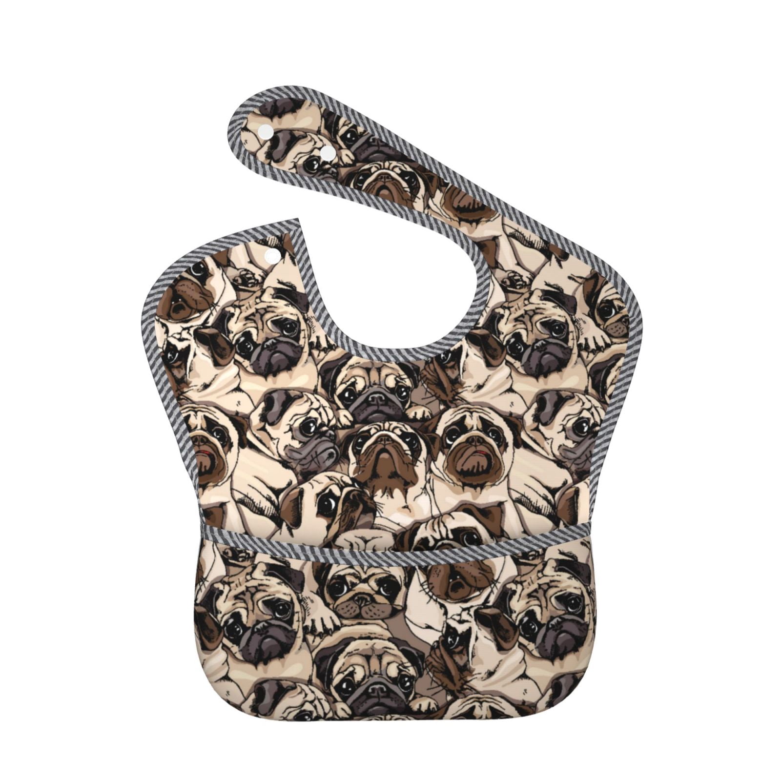 Easygdp Pug Bibs For Babies, Baby Bibs for Eating, Toddler Bibs ...