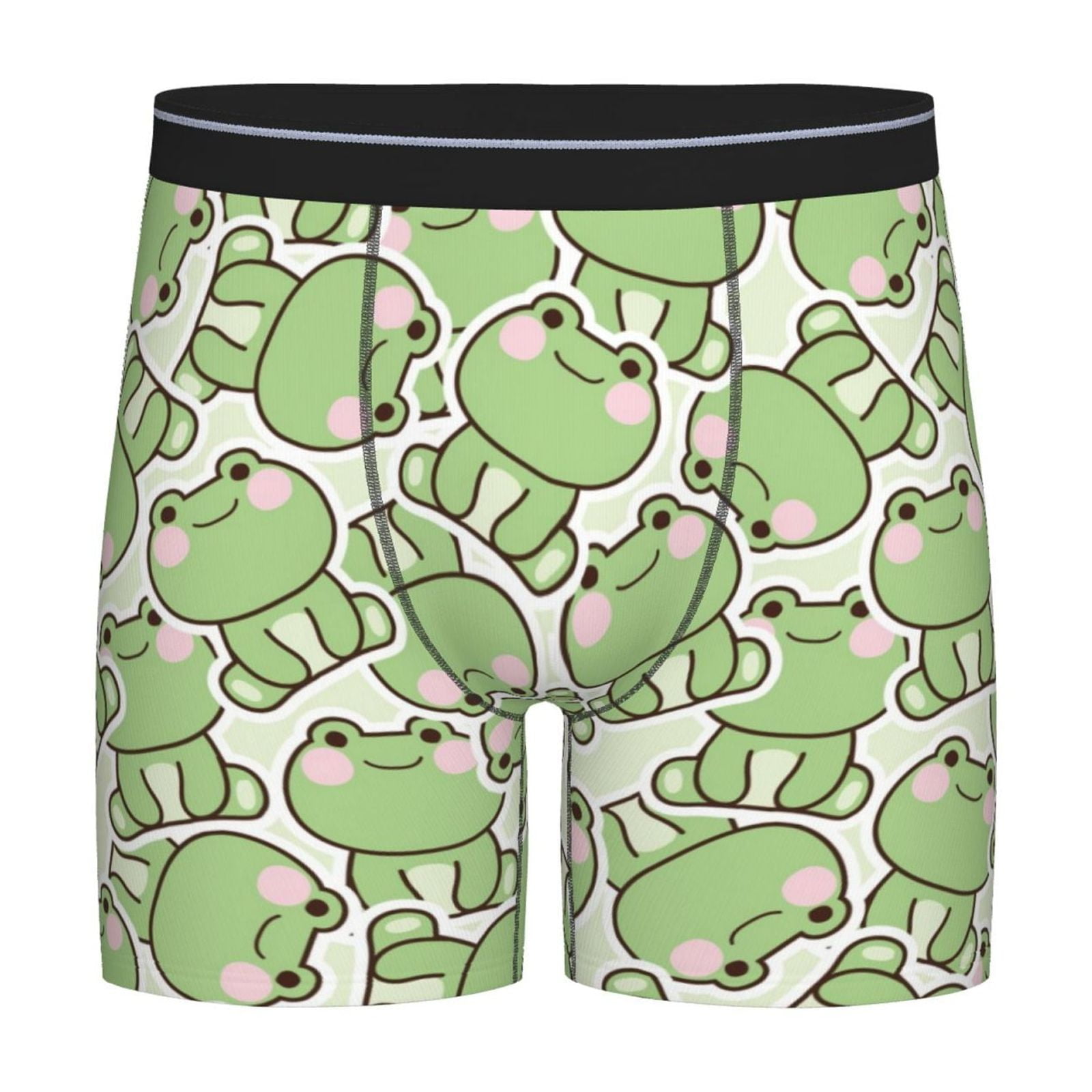 Easygdp Cute Frog Men's Boxer Briefs Men’s Underwear Boxer Briefs for ...
