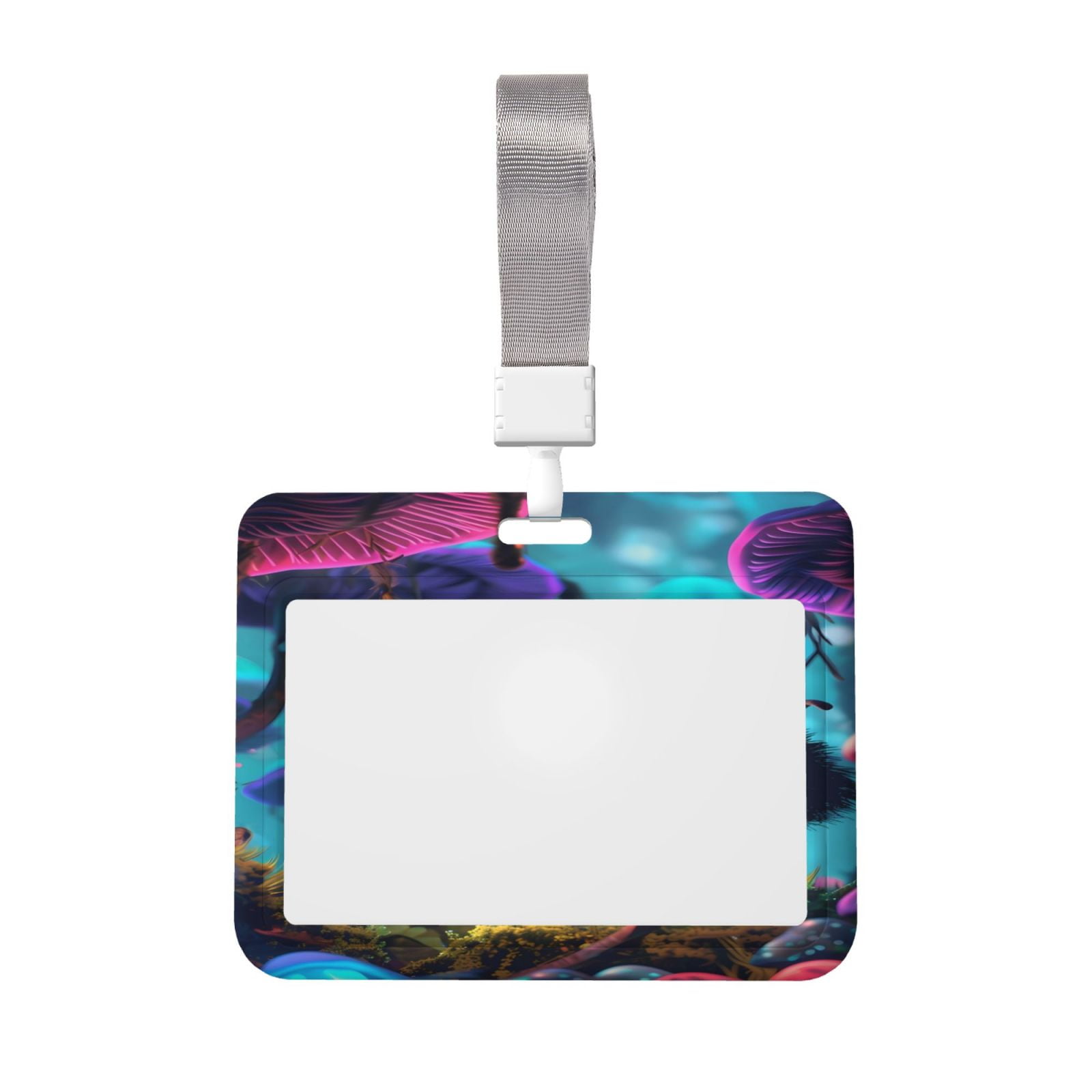 Easygdp Cute Fuzzy Fantasy Creatures Card Badge Holder Work Badge ...