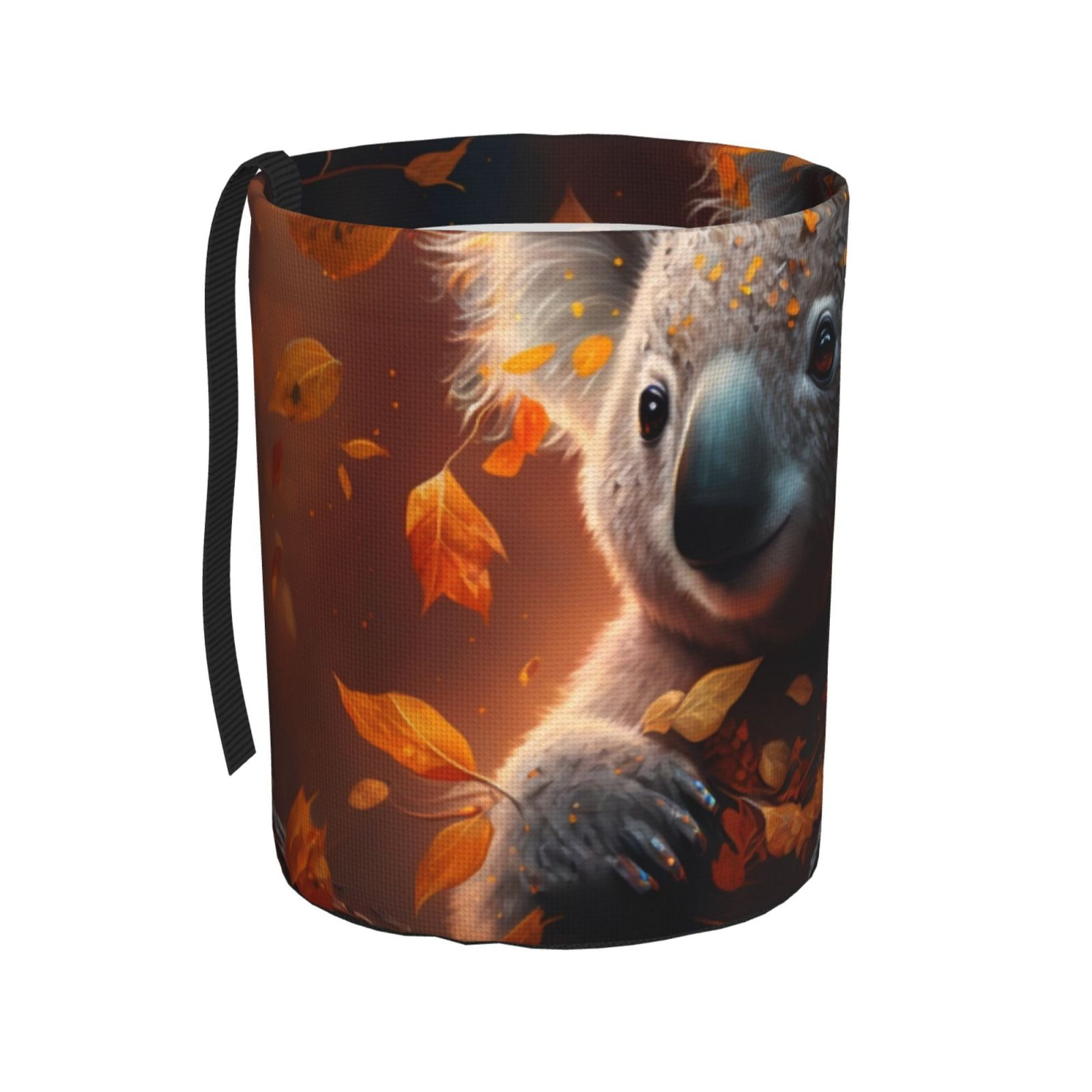 Easygdp Cute Maple Leaf Koala Car Trash Can Garbage Car Accessories ...