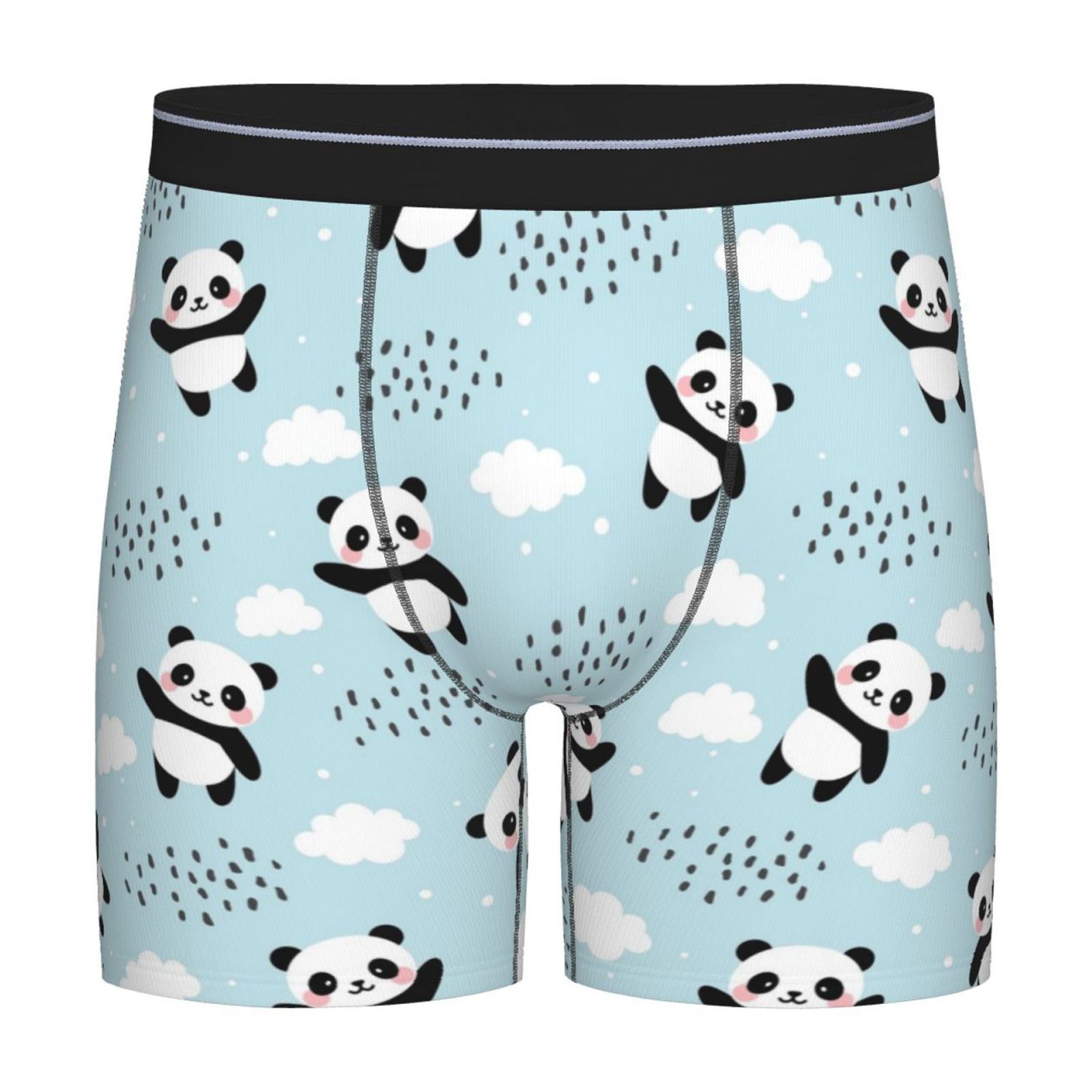 Easygdp Cute Panda Bear Men's Boxer Briefs Men’s Underwear Boxer Briefs ...
